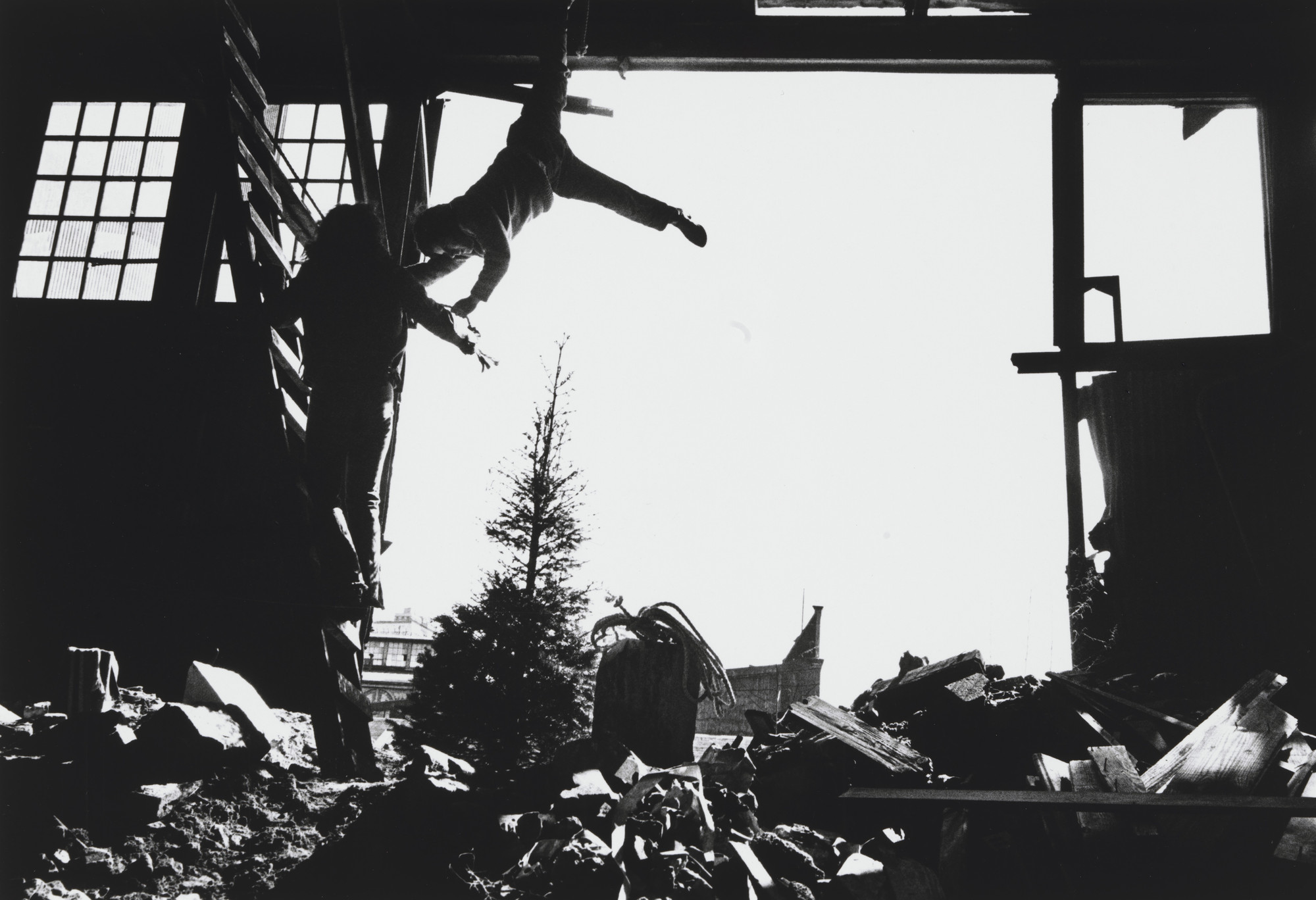 Gordon Matta-Clark, Harry Shunk, János Kender. Parked Island Barges on ...