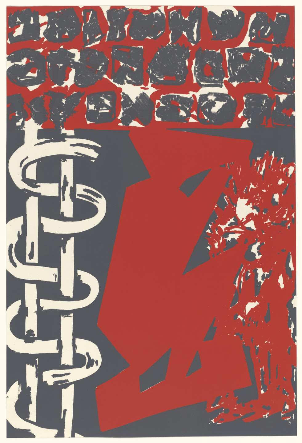 George Sugarman. Red, White and Grey. 1965 | MoMA