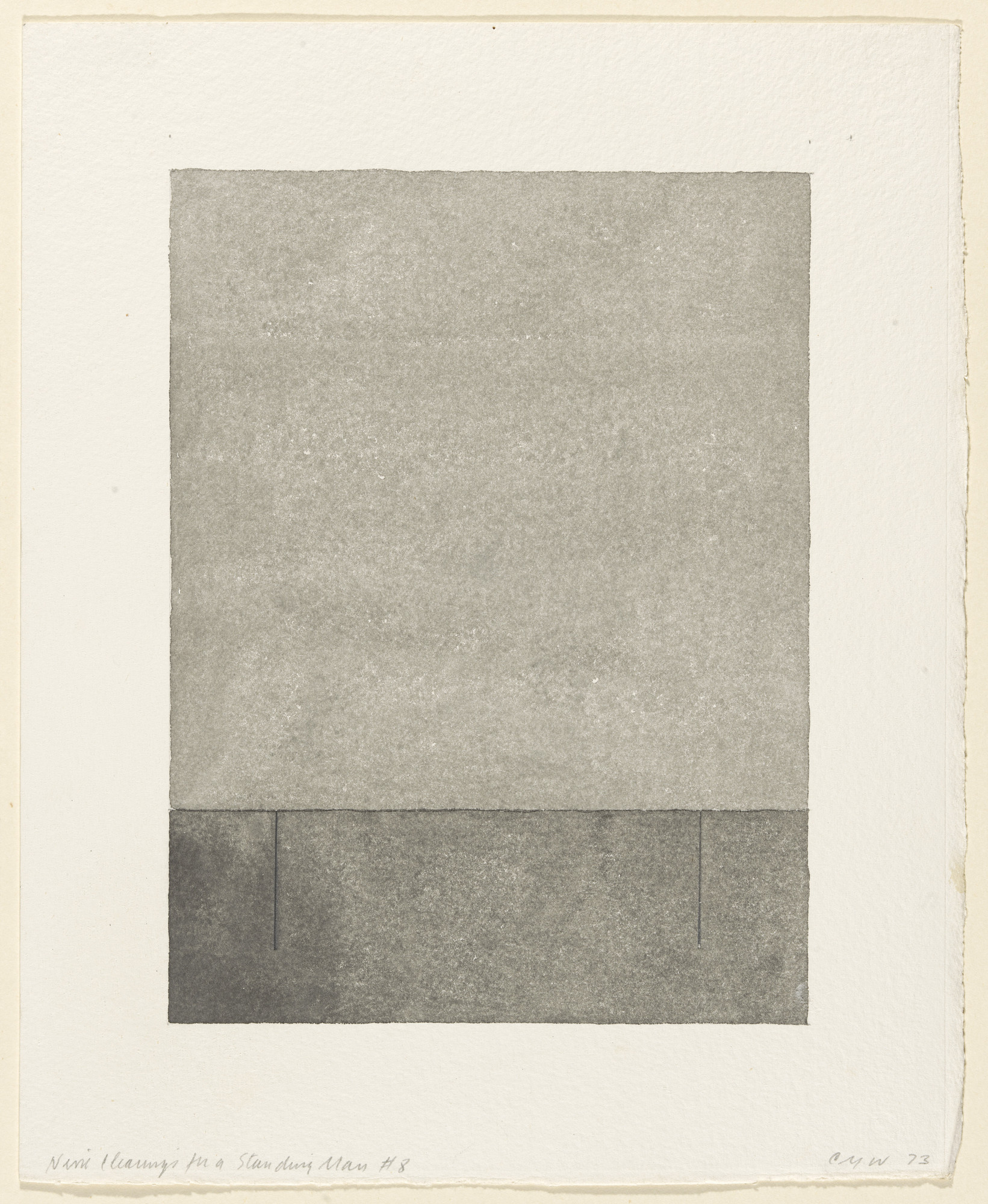 Christopher Wilmarth. Nine Clearings for a Standing Man #8. 1973 | MoMA