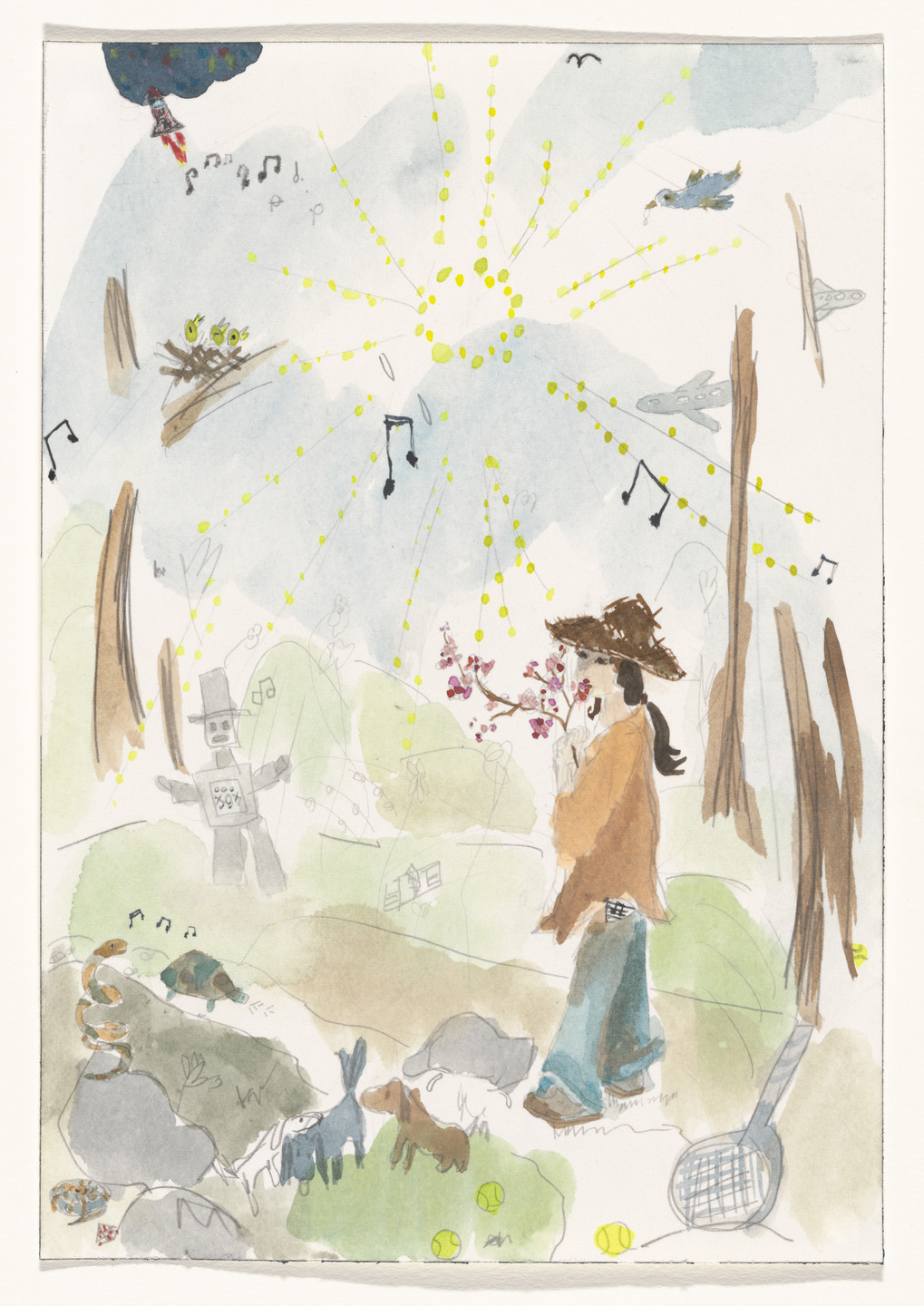 Laura Owens. Untitled. 2003 | MoMA