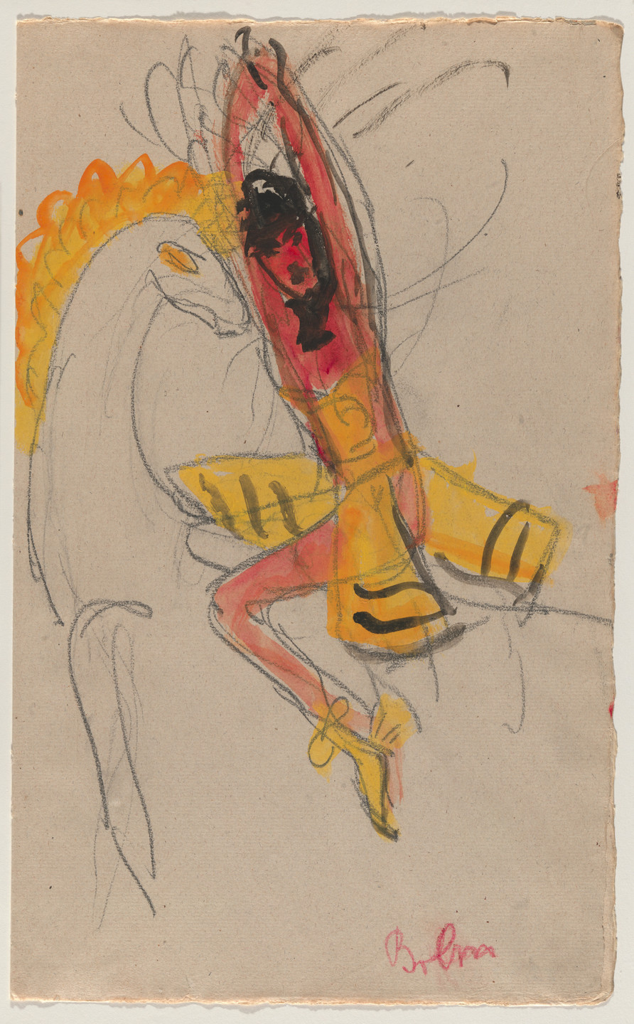Florine Stettheimer. Costume design (Mars: Adolph Bolm) for artist's ...