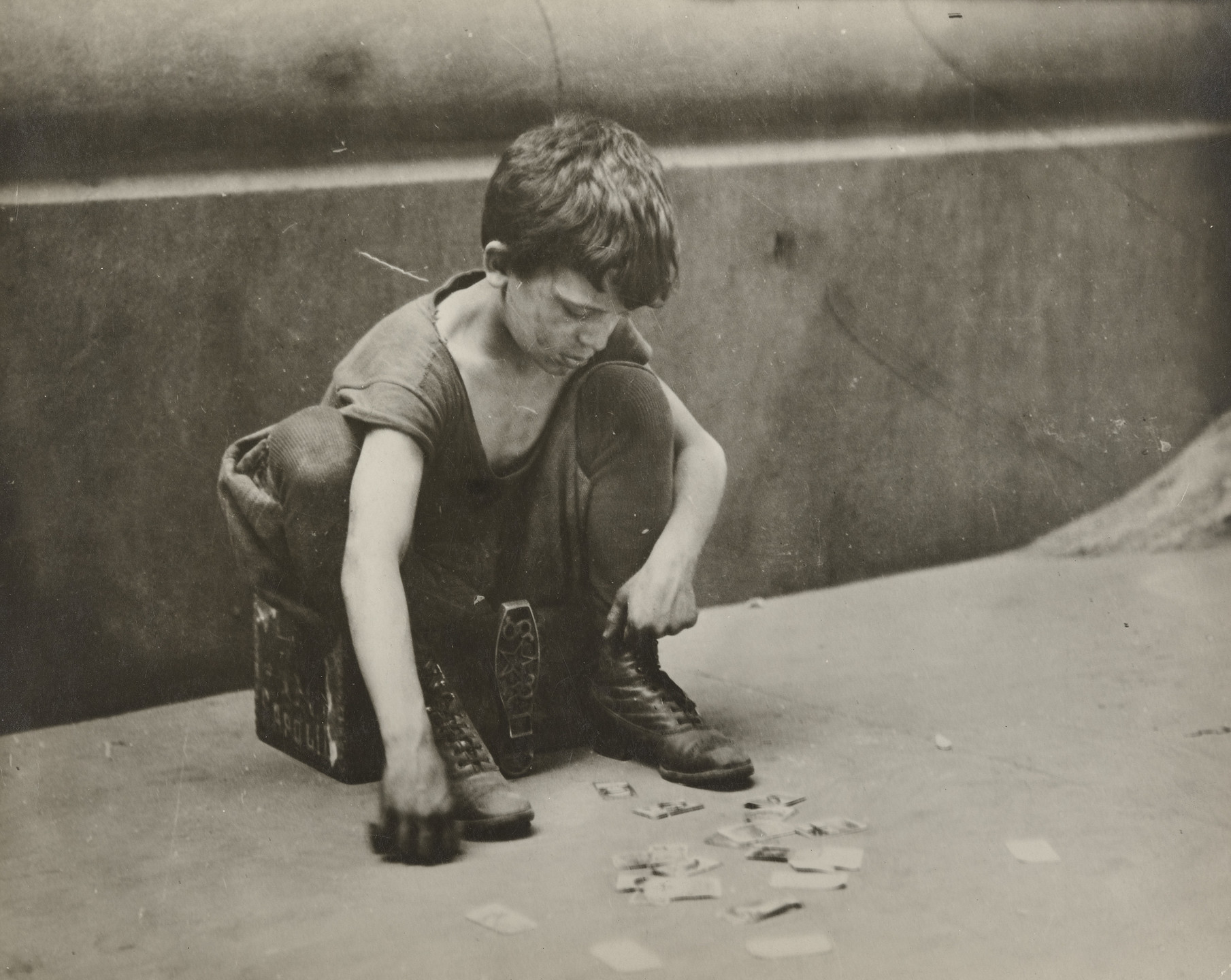 Lewis Wickes Hine. Itinerant Bootblack. 1912 | MoMA