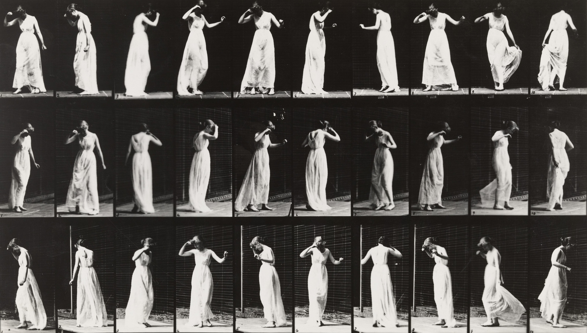 Eadweard J. Muybridge. Woman Dancing: Plate 194 from Animal Locomotion ...