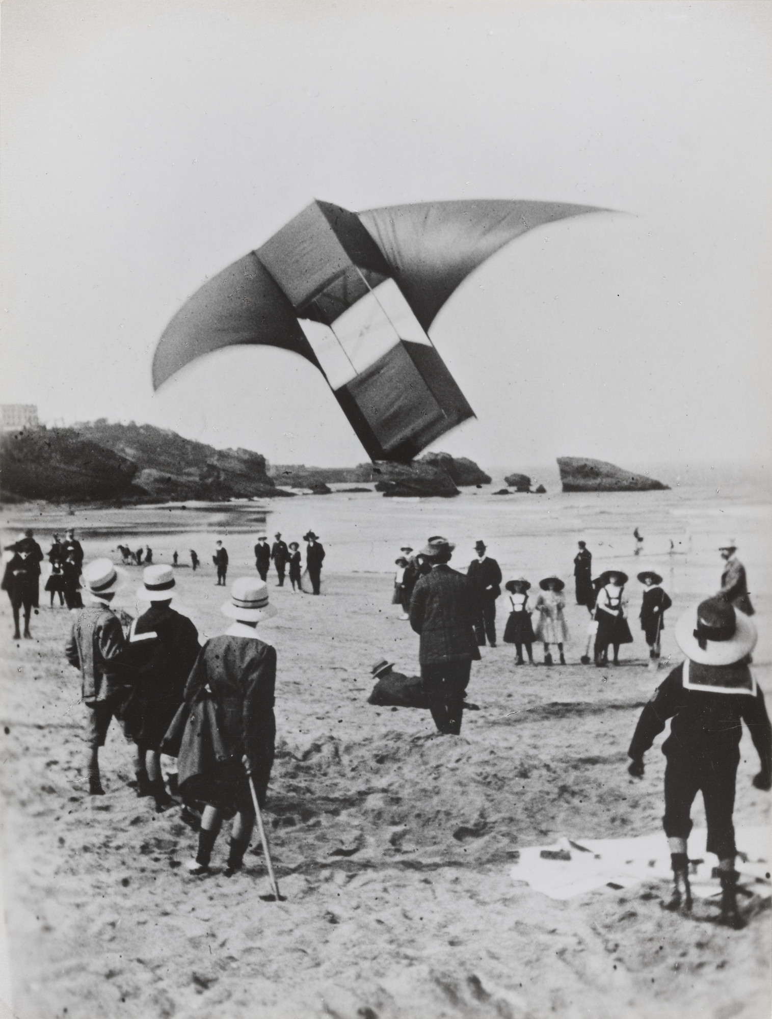 Jacques-Henri Lartigue. The Beach at Biarritz. 1907 | MoMA
