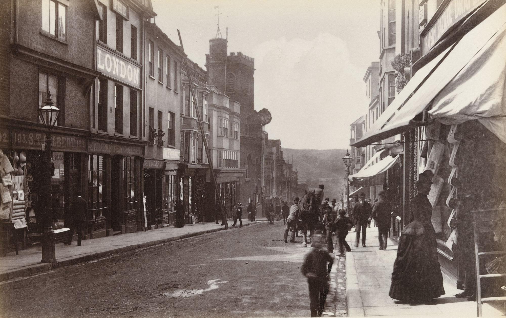 Francis Bedford. Exeter, Fore Street (No. 33). c. 1860 | MoMA