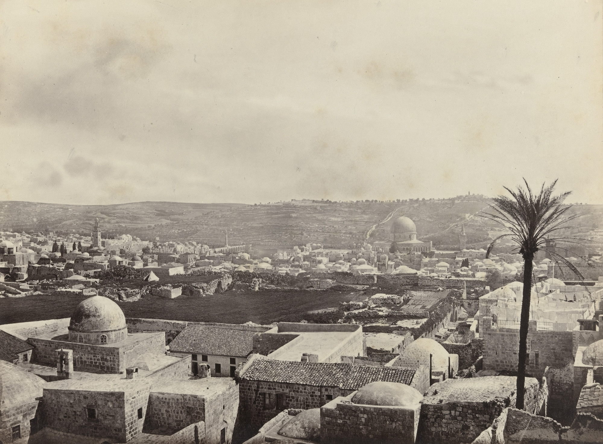 Francis Frith. Jerusalem, from Mount Zion, with Mosque of Omar (#571 ...