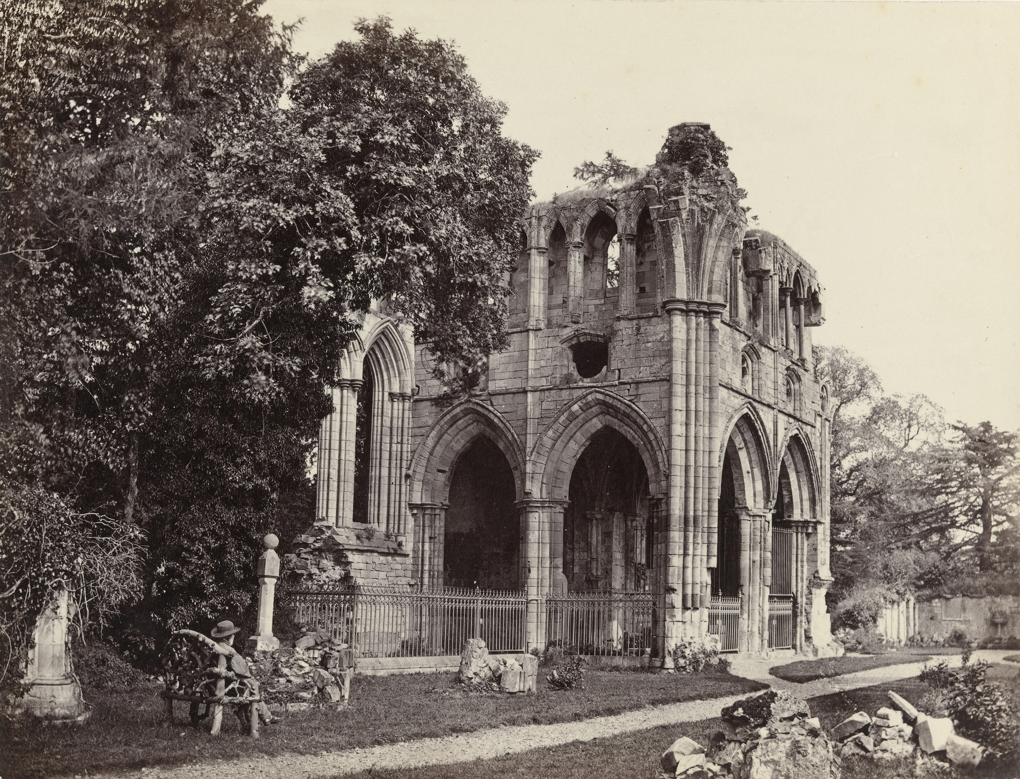 Francis Frith. Dryburgh Abbey, Sir Walter Scott's Tomb. c. 1860 | MoMA