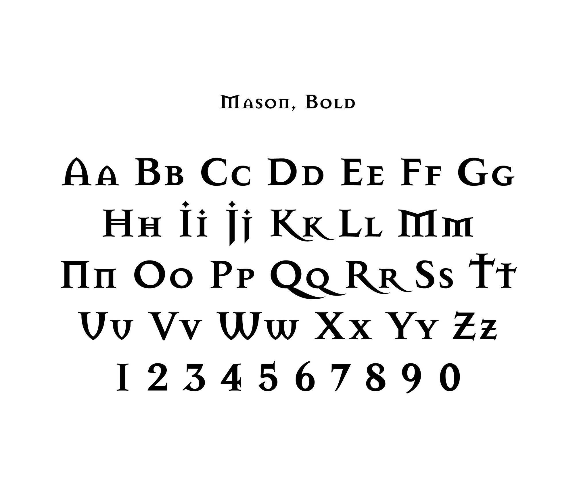 Jonathan Barnbrook. Mason. 1992 | MoMA