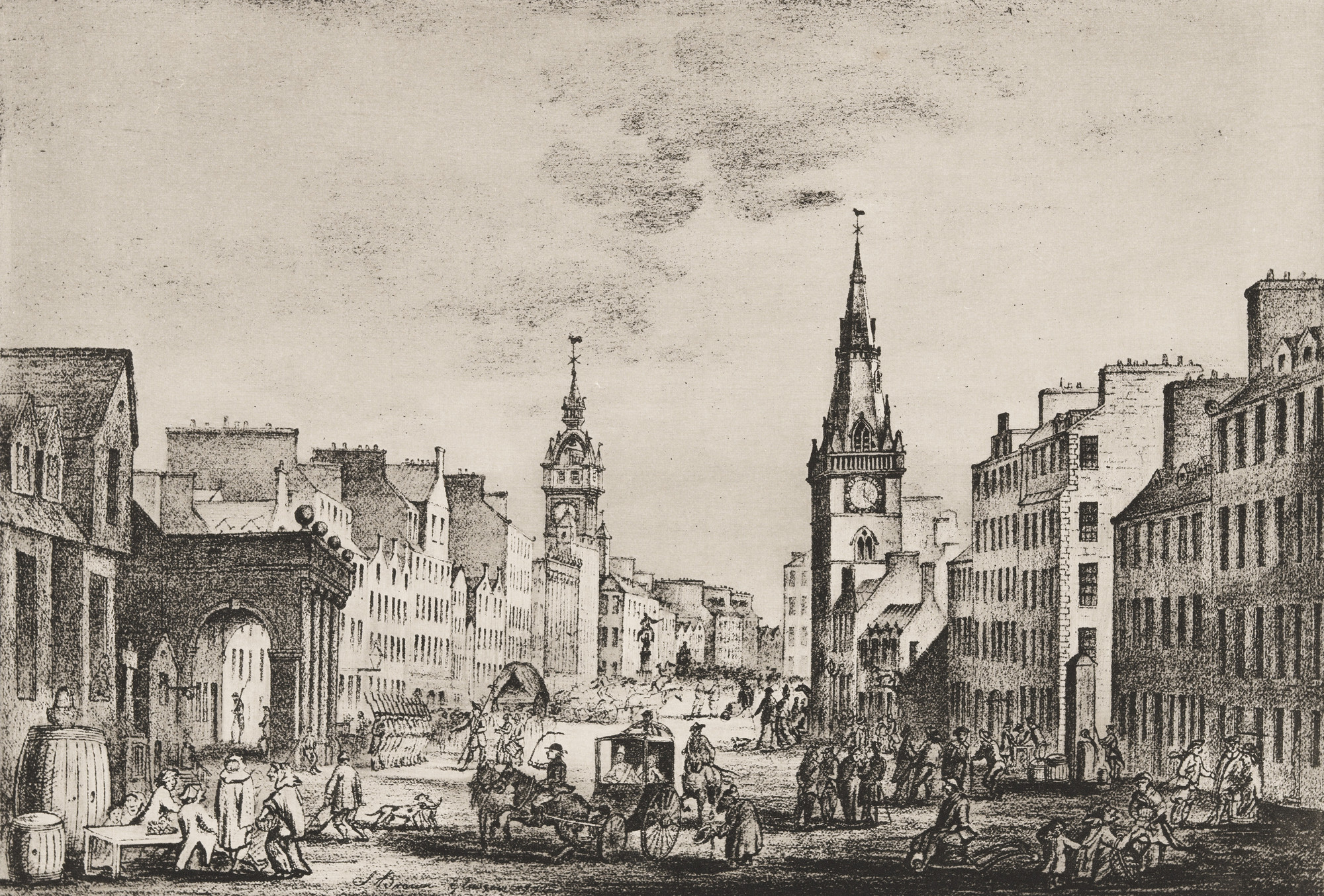 Thomas Annan. Trongate in the Olden Time. 1868 | MoMA