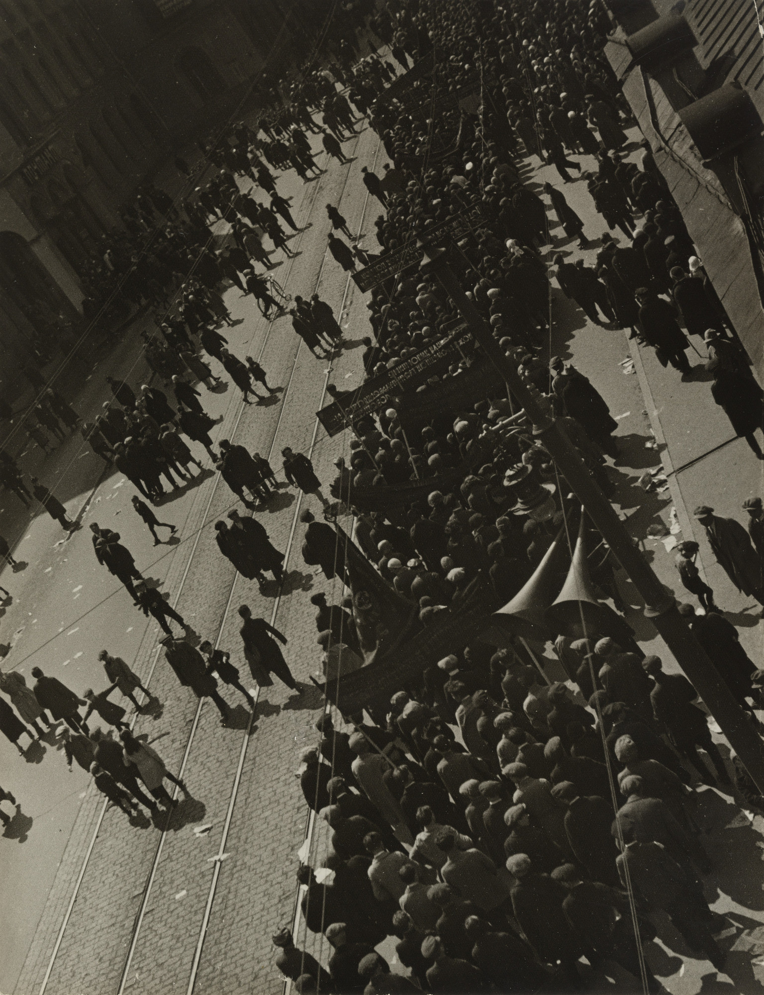 Aleksandr Rodchenko. Demonstration. 1932 | MoMA