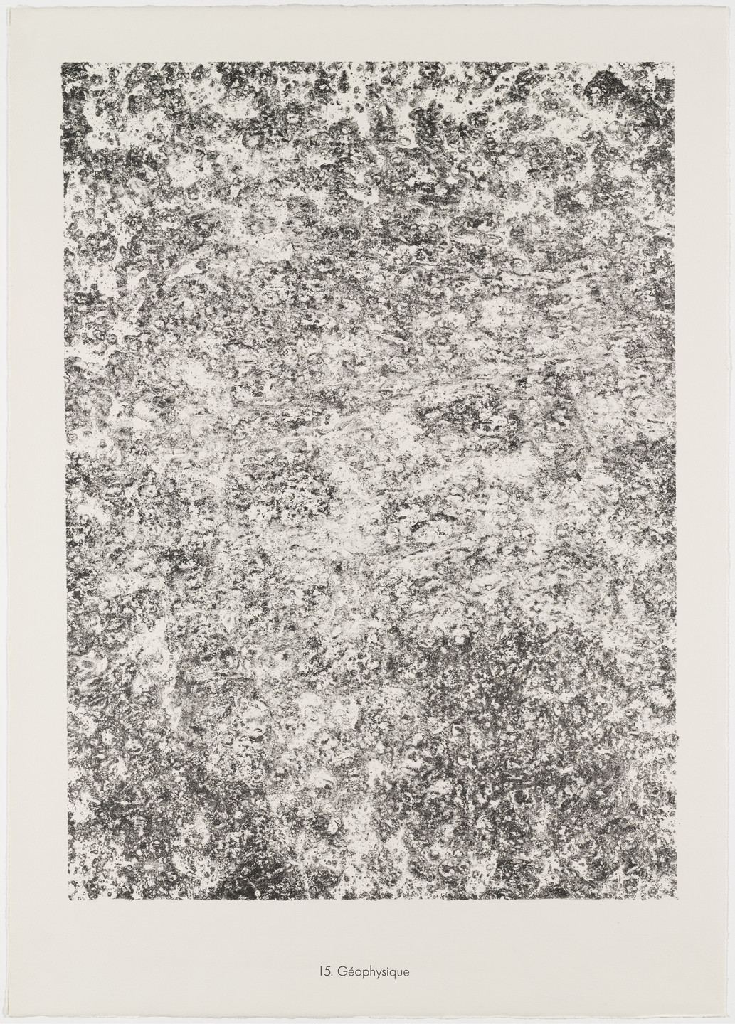 Jean Dubuffet. Geophysic (Géophysique) from the portfolio Textures from ...