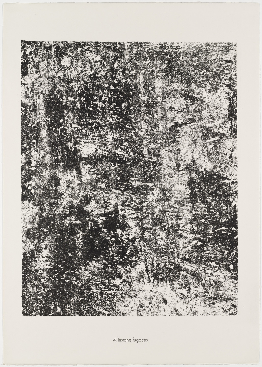 Jean Dubuffet. Fleeting Instants (Instants fugaces) from the portfolio ...