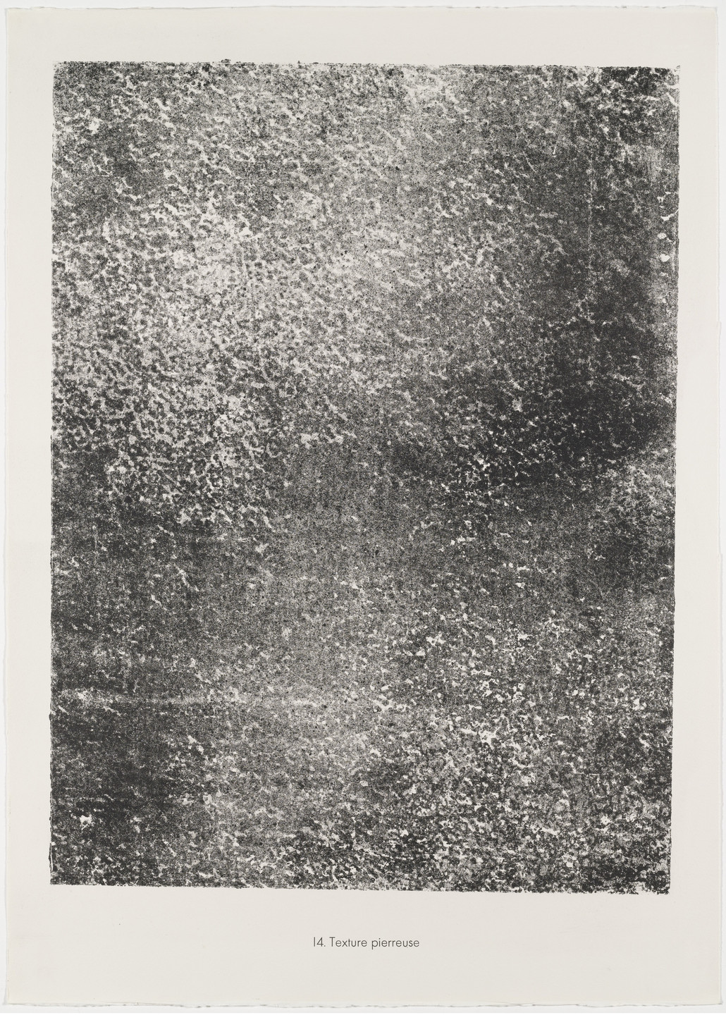 Jean Dubuffet. Rocky Texture (Texture pierreuse) from the portfolio ...