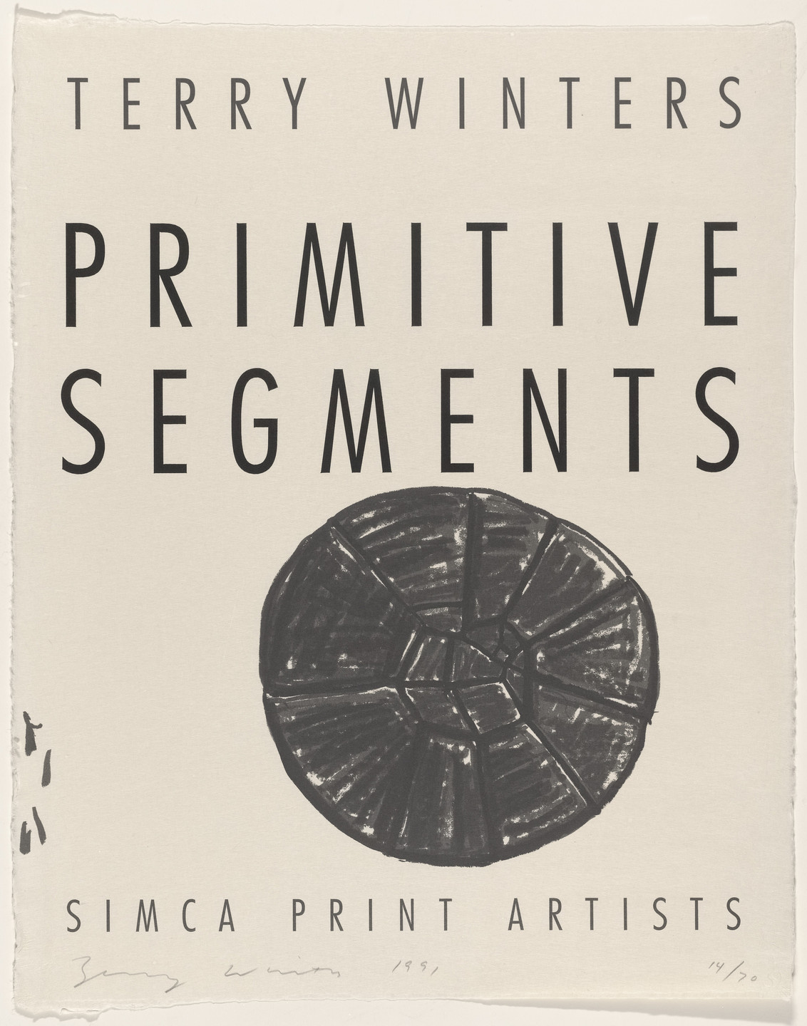Terry Winters. Title page from Primitive Segments. 1991 | MoMA