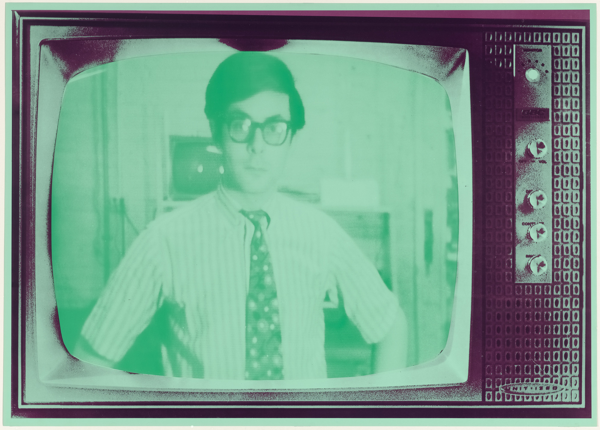 Les Levine. Untitled from Iris Print-out Portrait. 1969 | MoMA