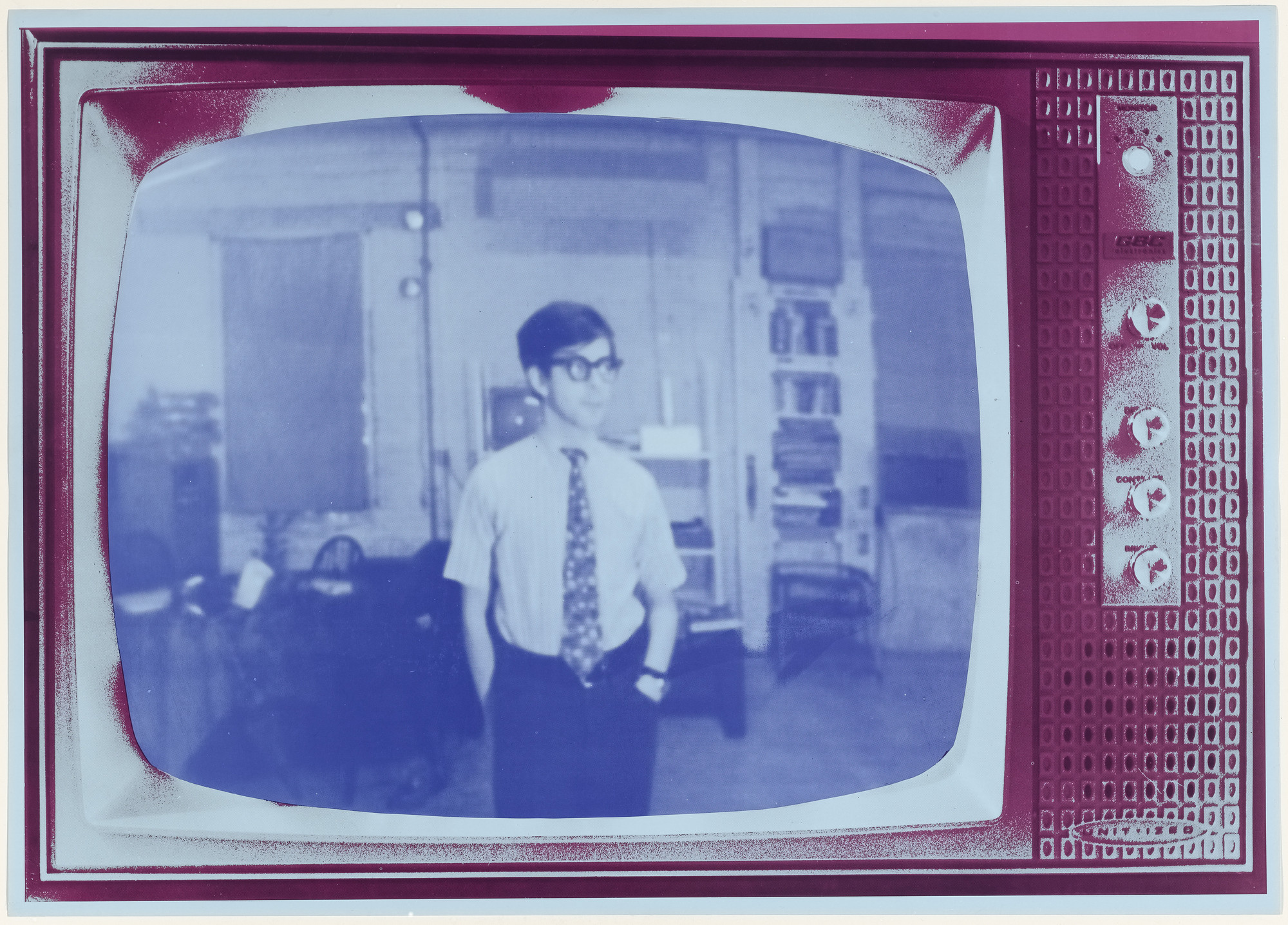 Les Levine. Untitled from Iris Print-out Portrait. 1969 | MoMA