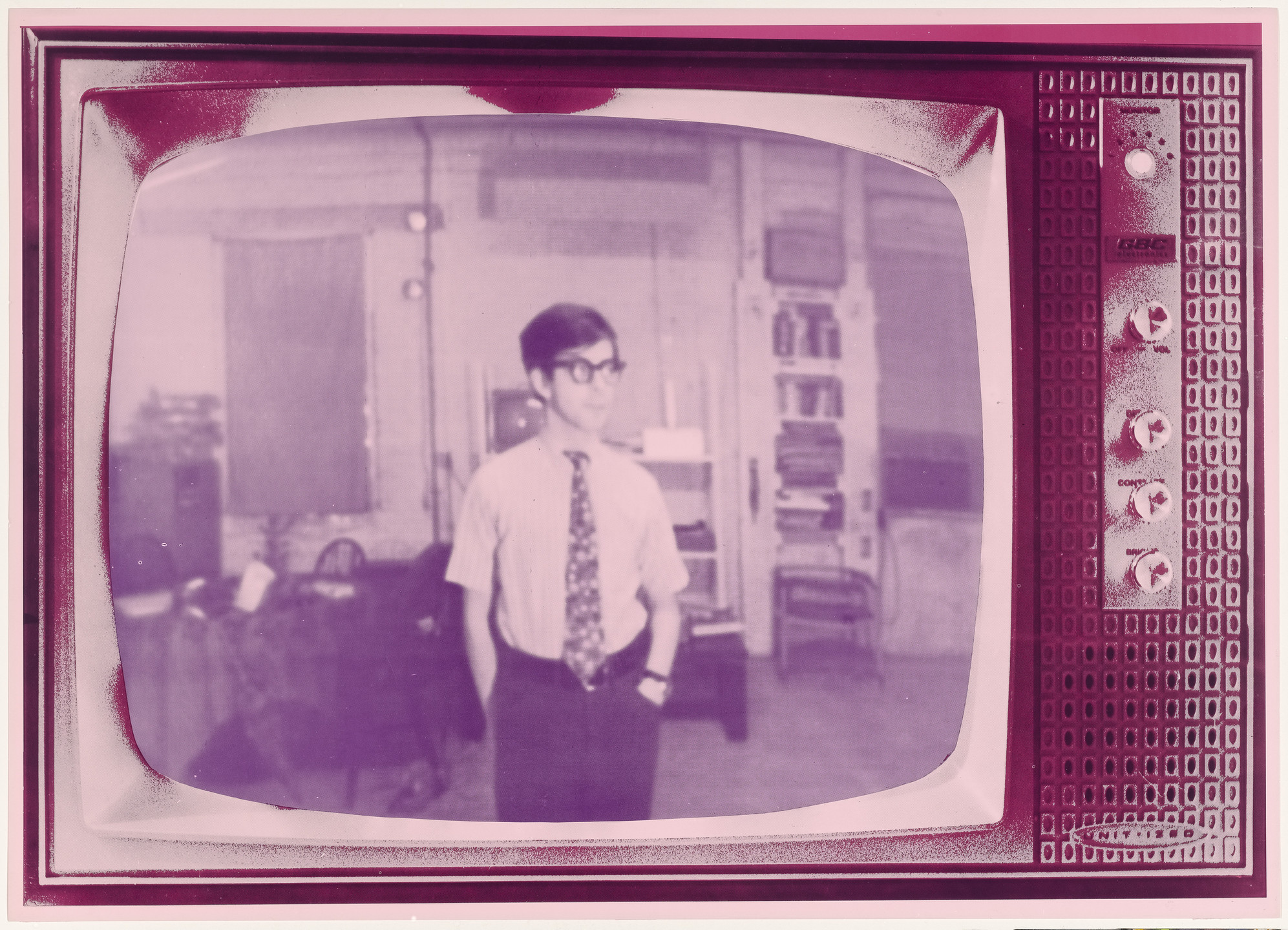 Les Levine. Untitled from Iris Print-out Portrait. 1969 | MoMA