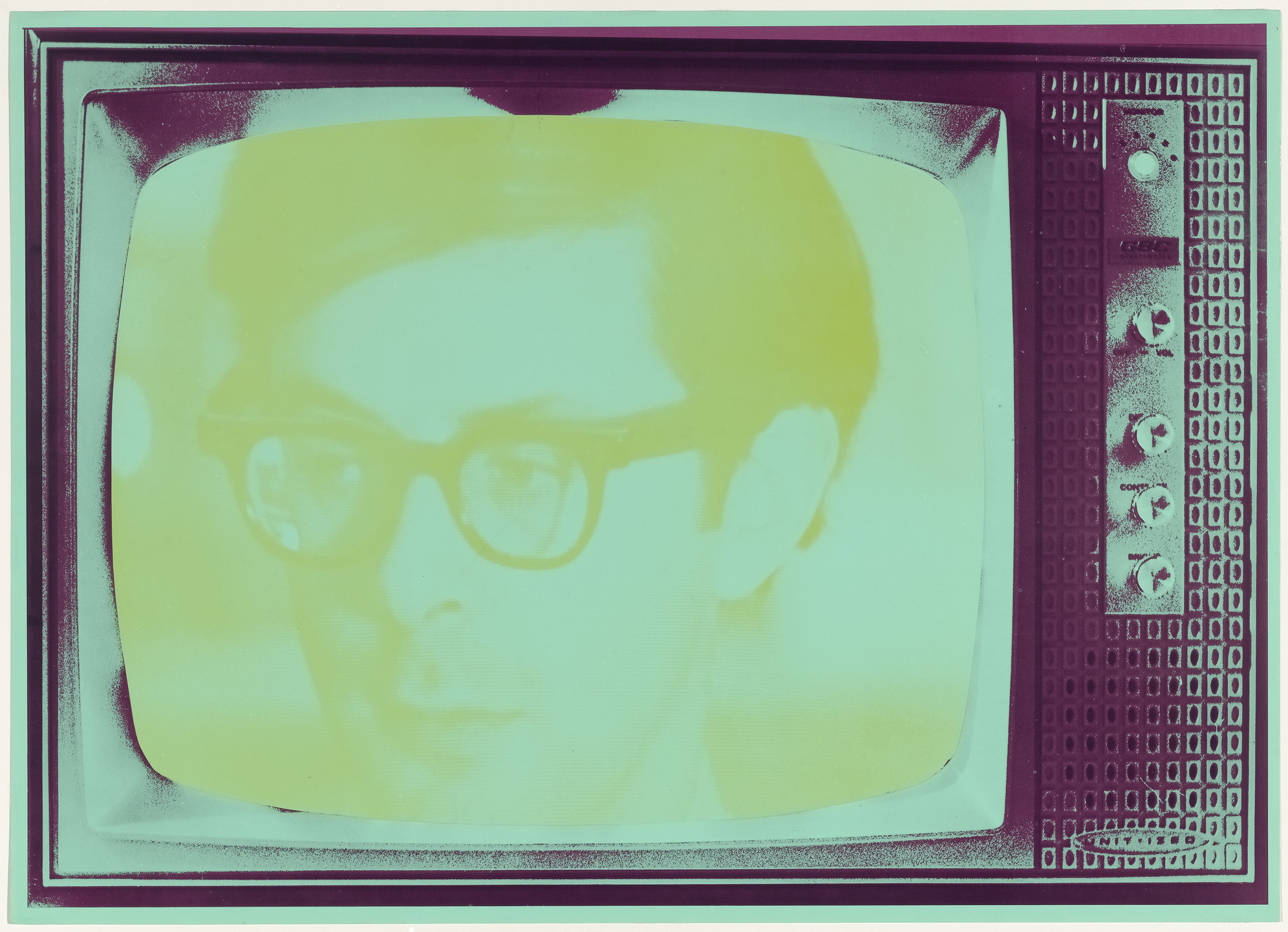 Les Levine. Untitled from Iris Print-out Portrait. 1969 | MoMA