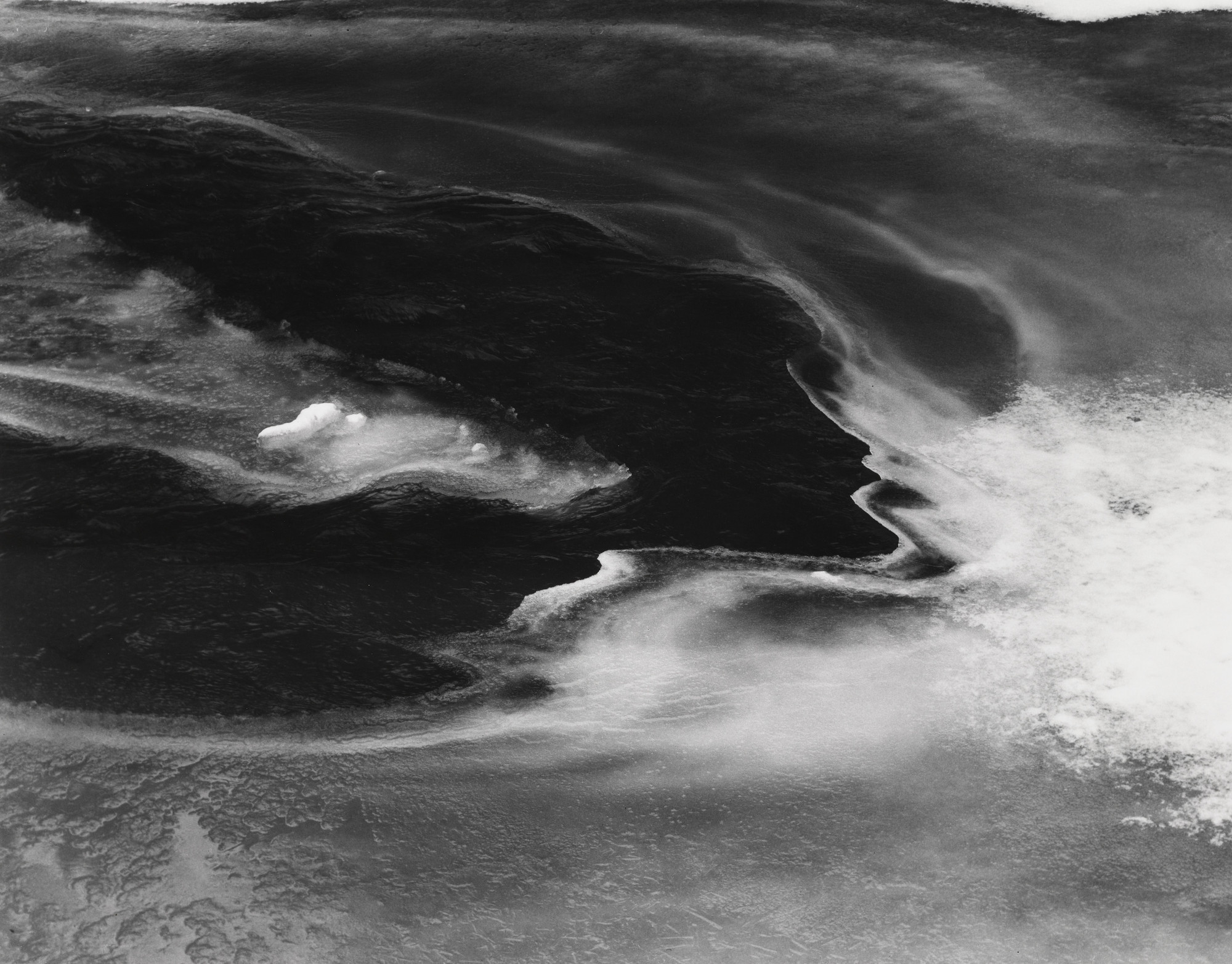 Minor White. Ice In Creek. 1963 | MoMA