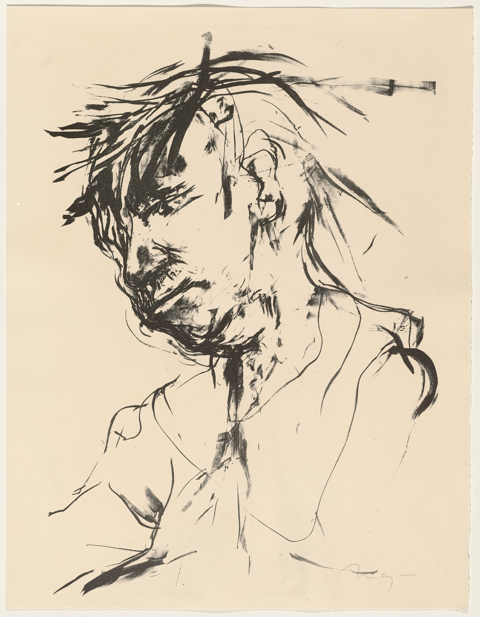 Michael Mazur. Portrait from Images from a Locked Ward. 1963–65 ...