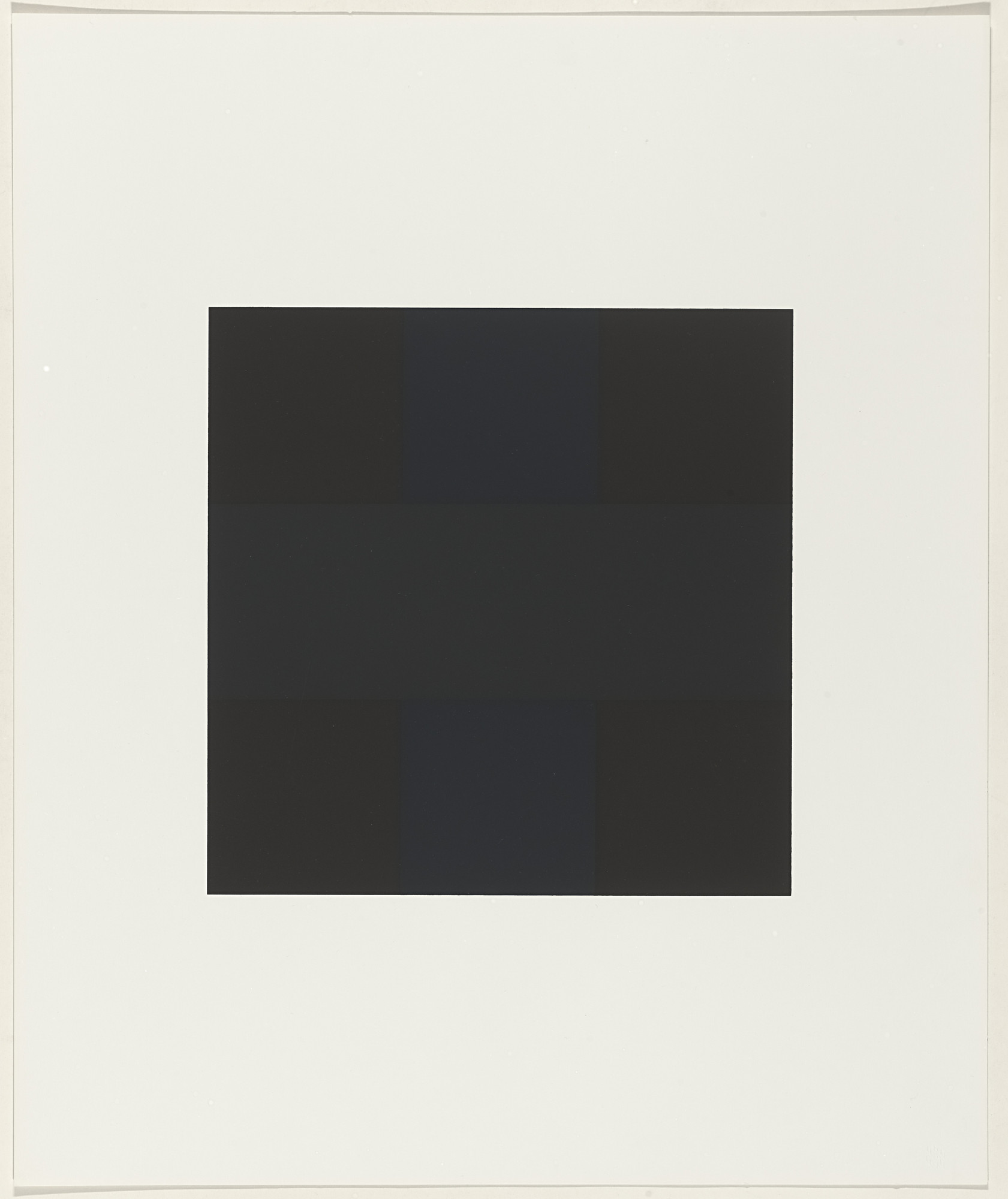 Ad Reinhardt. Untitled from X + X (Ten Works by Ten Painters). 1964 | MoMA