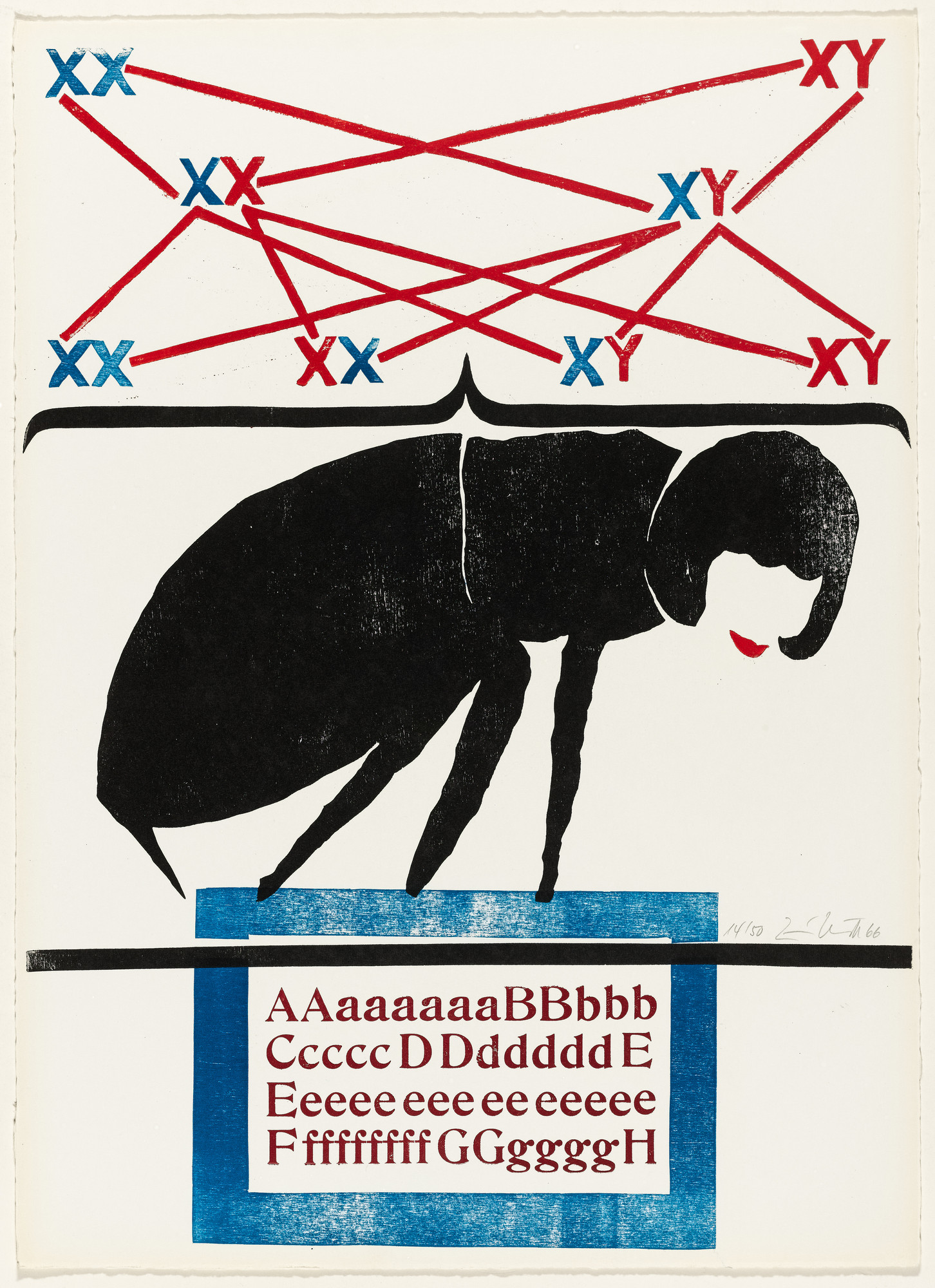 Walter Zimbrich. Plate (folio 10) from The Bee (Die Biene). 1966 | MoMA