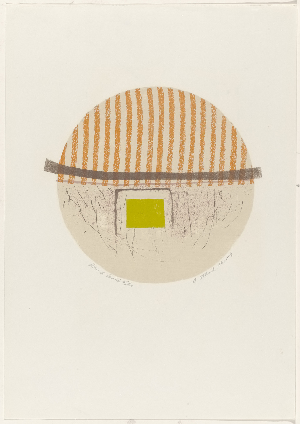 Andrew Stasik. Round Print from 11 Prints by 11 Printmakers. 1961 | MoMA
