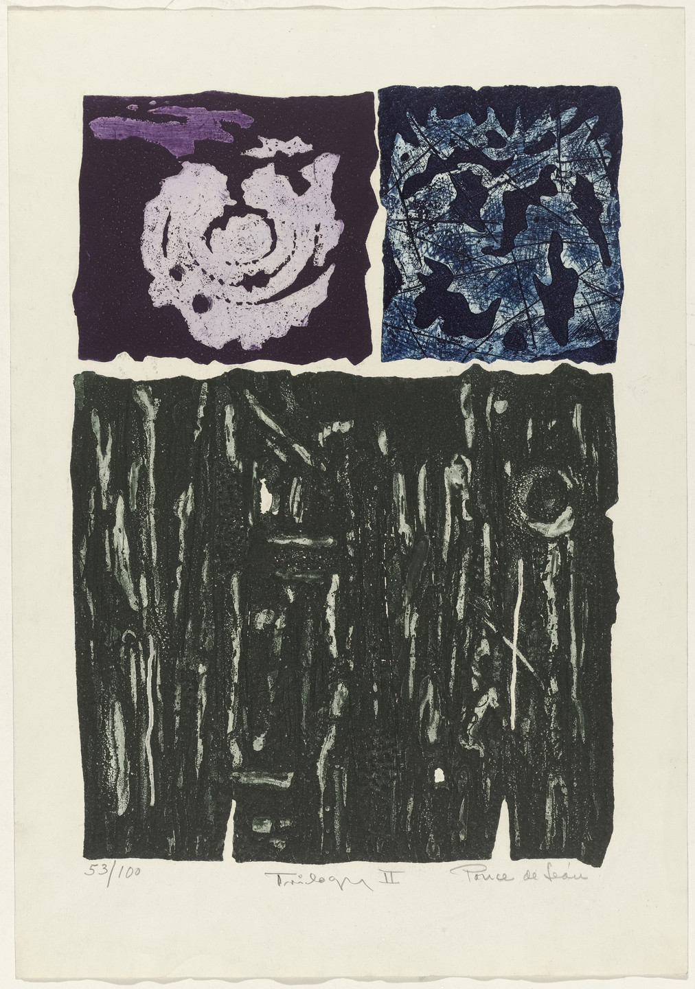 Michael Ponce De Leon. Trilogy II from 11 Prints by 11 Printmakers ...