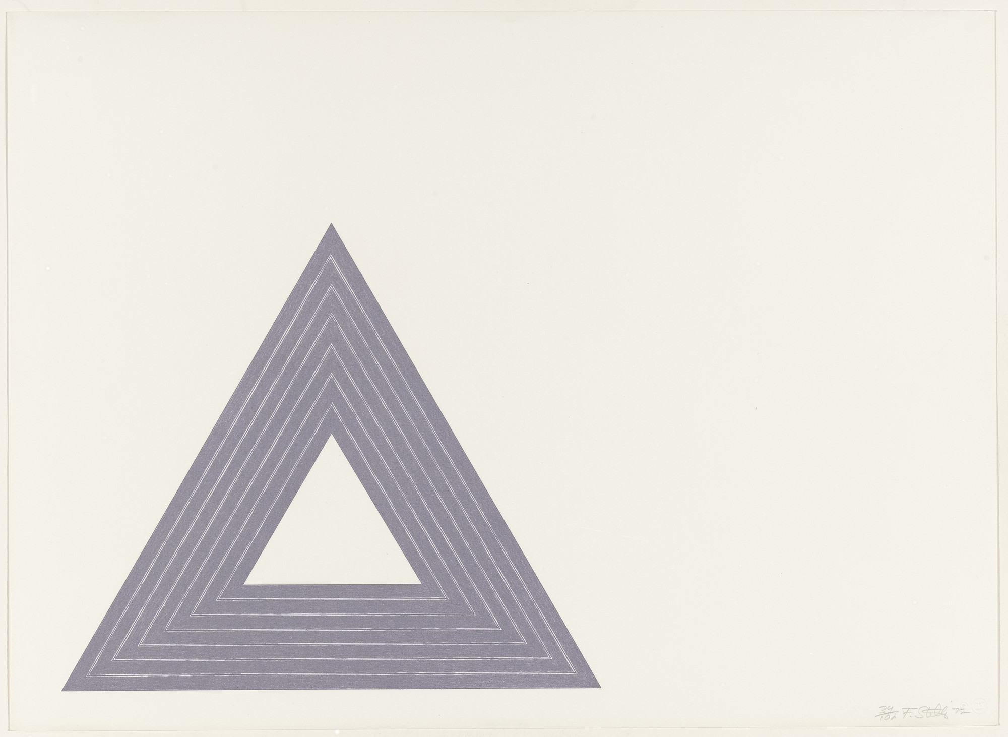 Frank Stella. Leo Castelli from the Purple Series. 1972 | MoMA