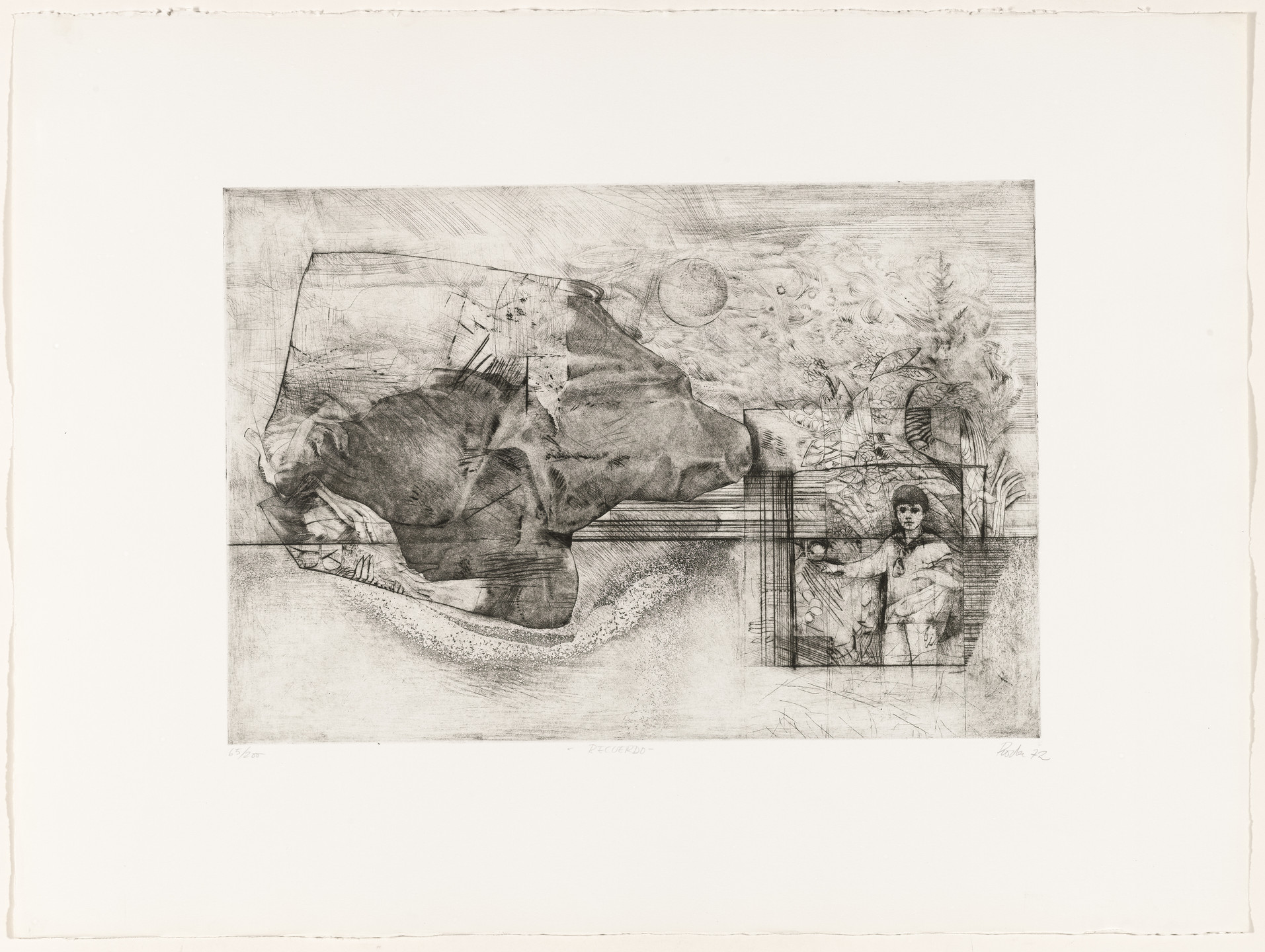 Juan Antonio Roda. Memory (Recuerdo) from 21 Printmakers from Colombia ...