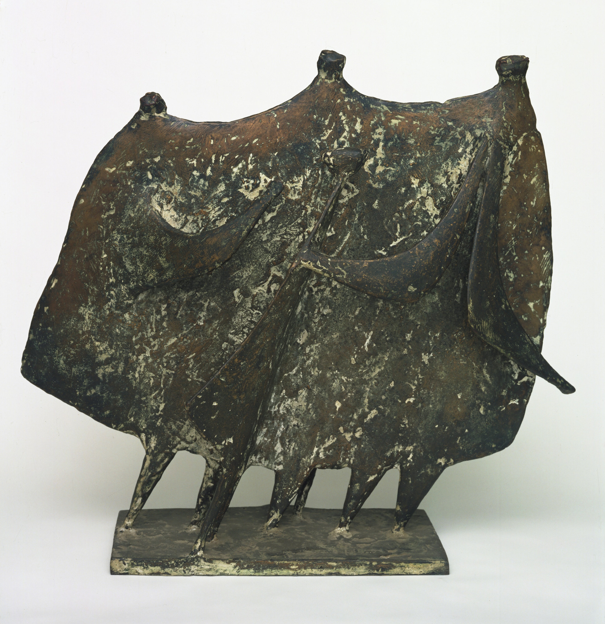 Kenneth Armitage. Family Going for a Walk. 1951 (cast 1952-53) | MoMA