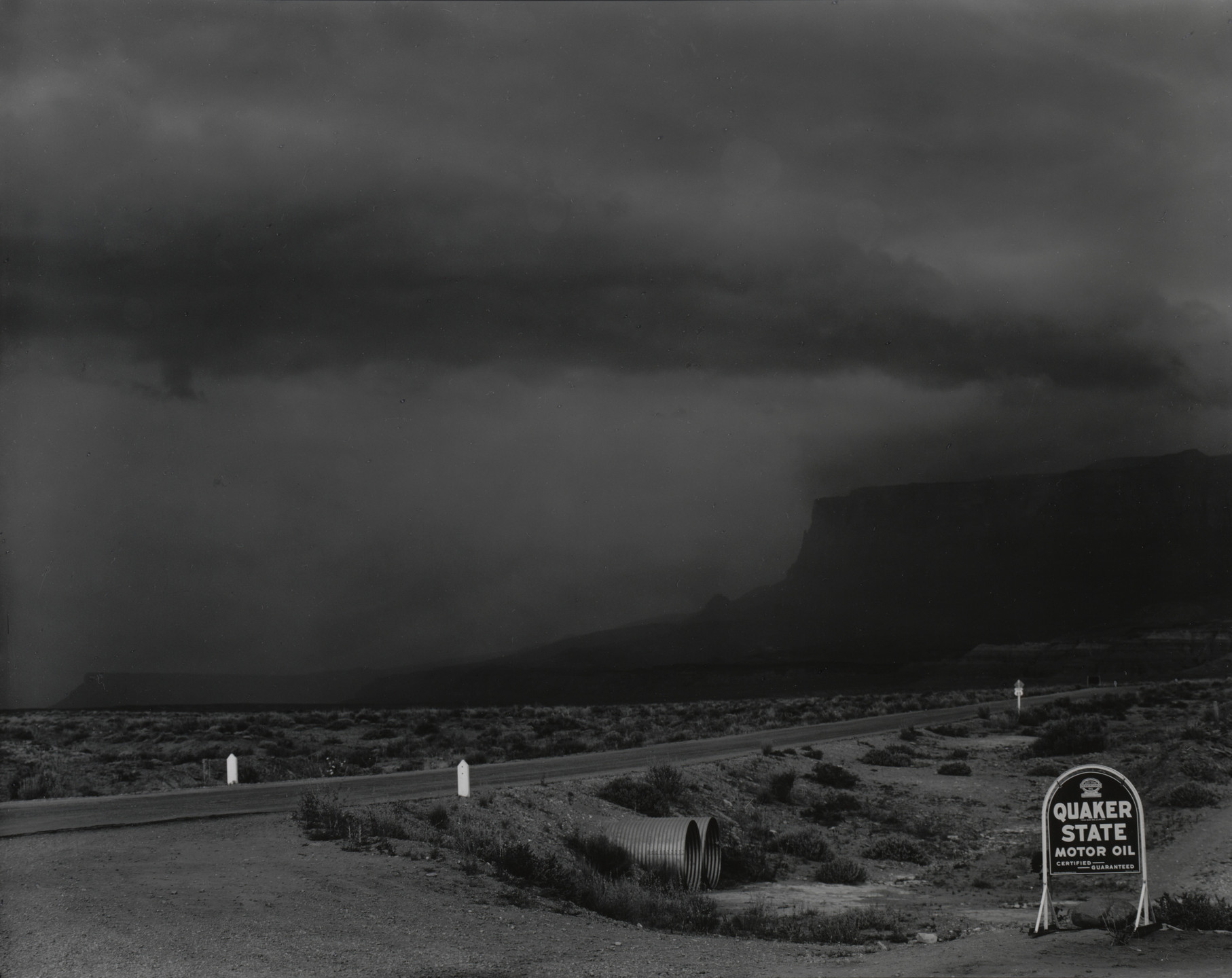 Edward Weston. Quaker State Oil, Arizona. 1941 | MoMA