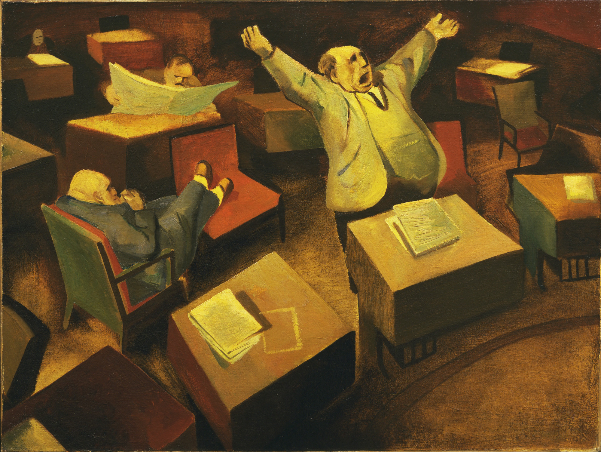 William Gropper. The Senate. 1935 | MoMA