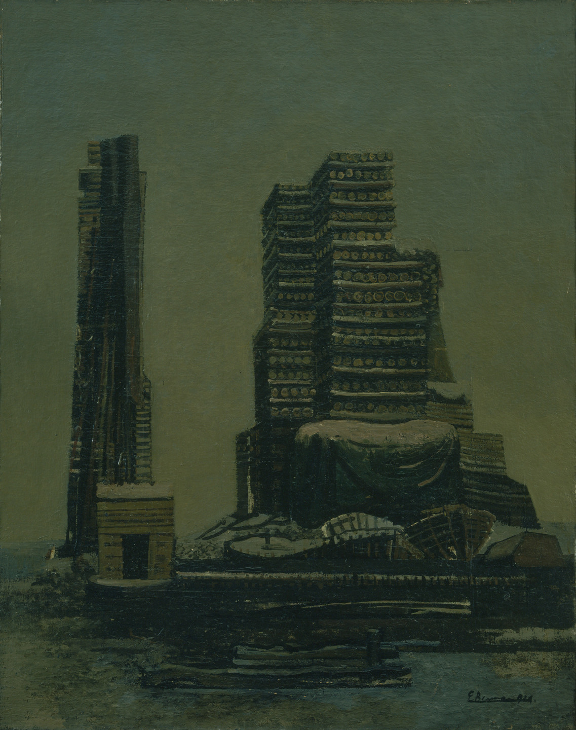 Eugene Berman. Winter. Paris 1929 | MoMA