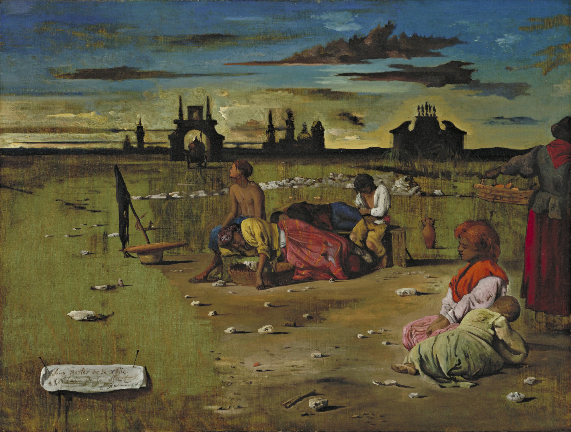 Eugene Berman. The Gates of the City, Nightfall. 1937 | MoMA