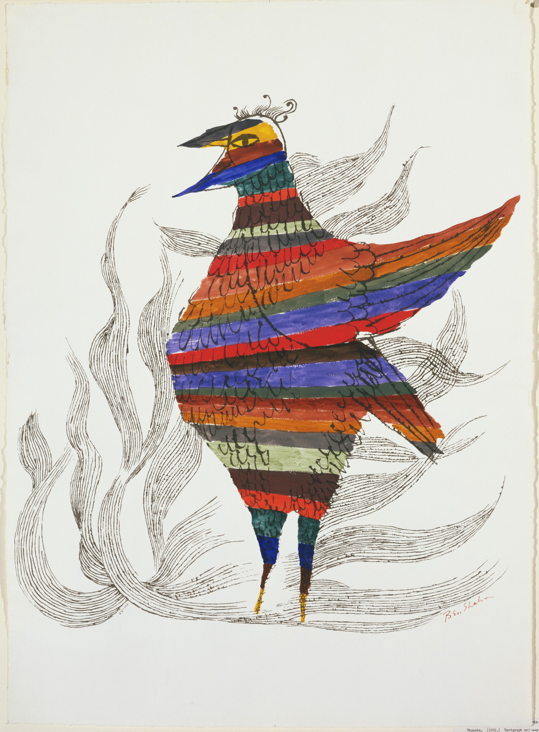 Ben Shahn. Phoenix. 1952 | MoMA