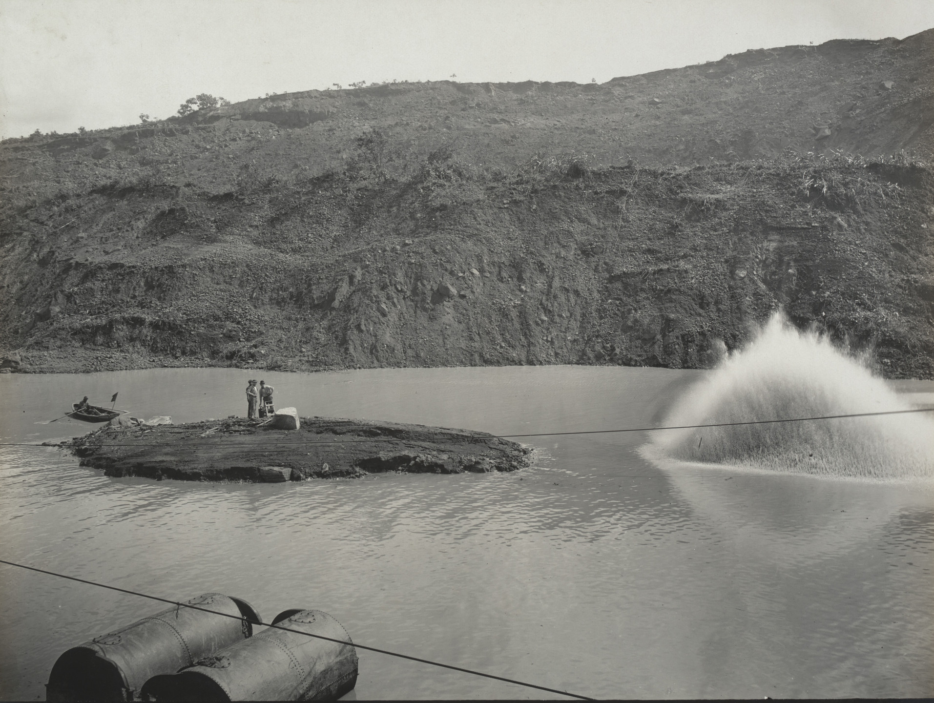 Unidentified photographer. Gaillard Cut -- Culebra. Slide of Sept. 18 ...