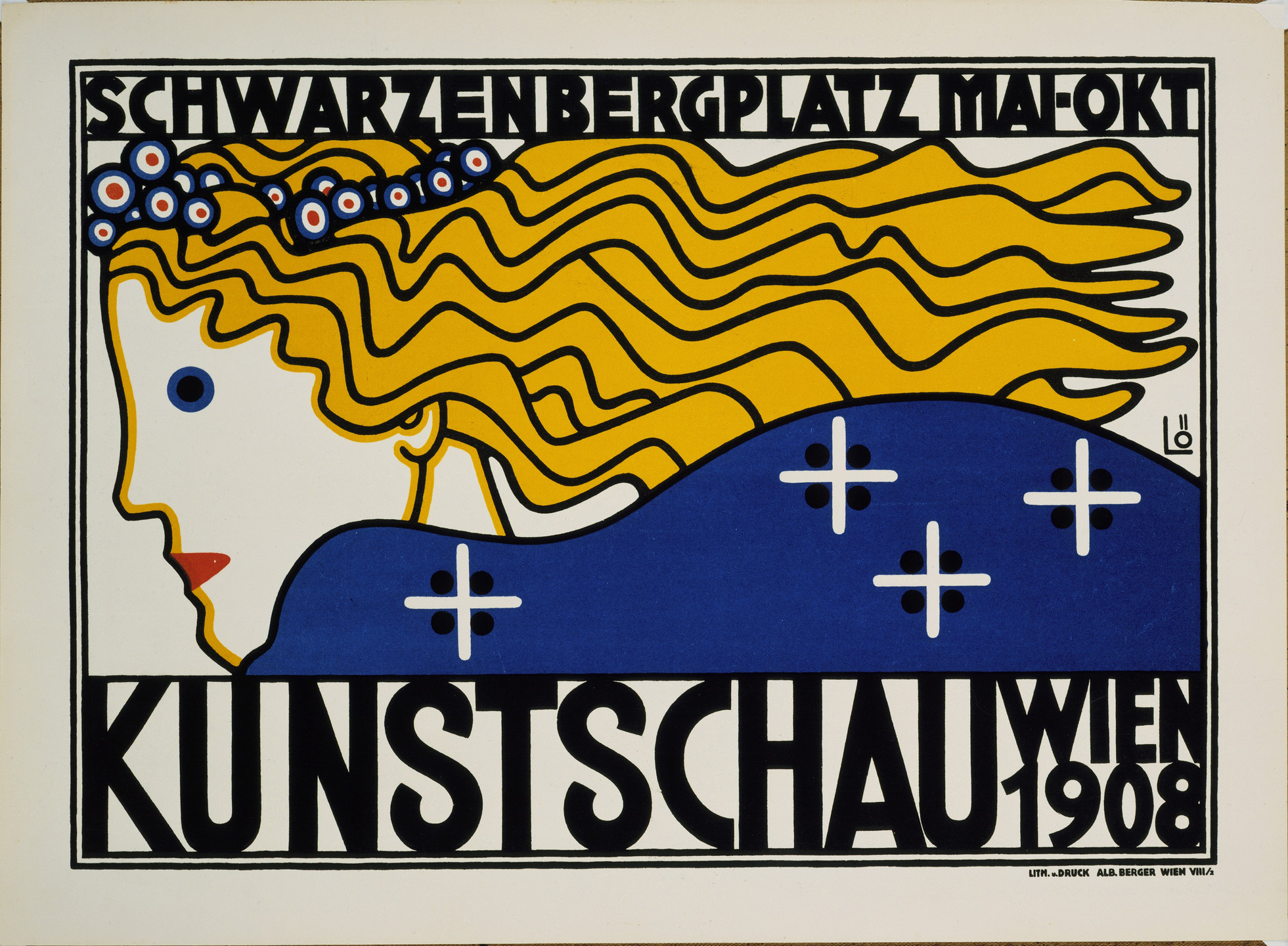 Berthold Löffler. Poster for the Kunstschau exhibition, Vienna. 1908 | MoMA