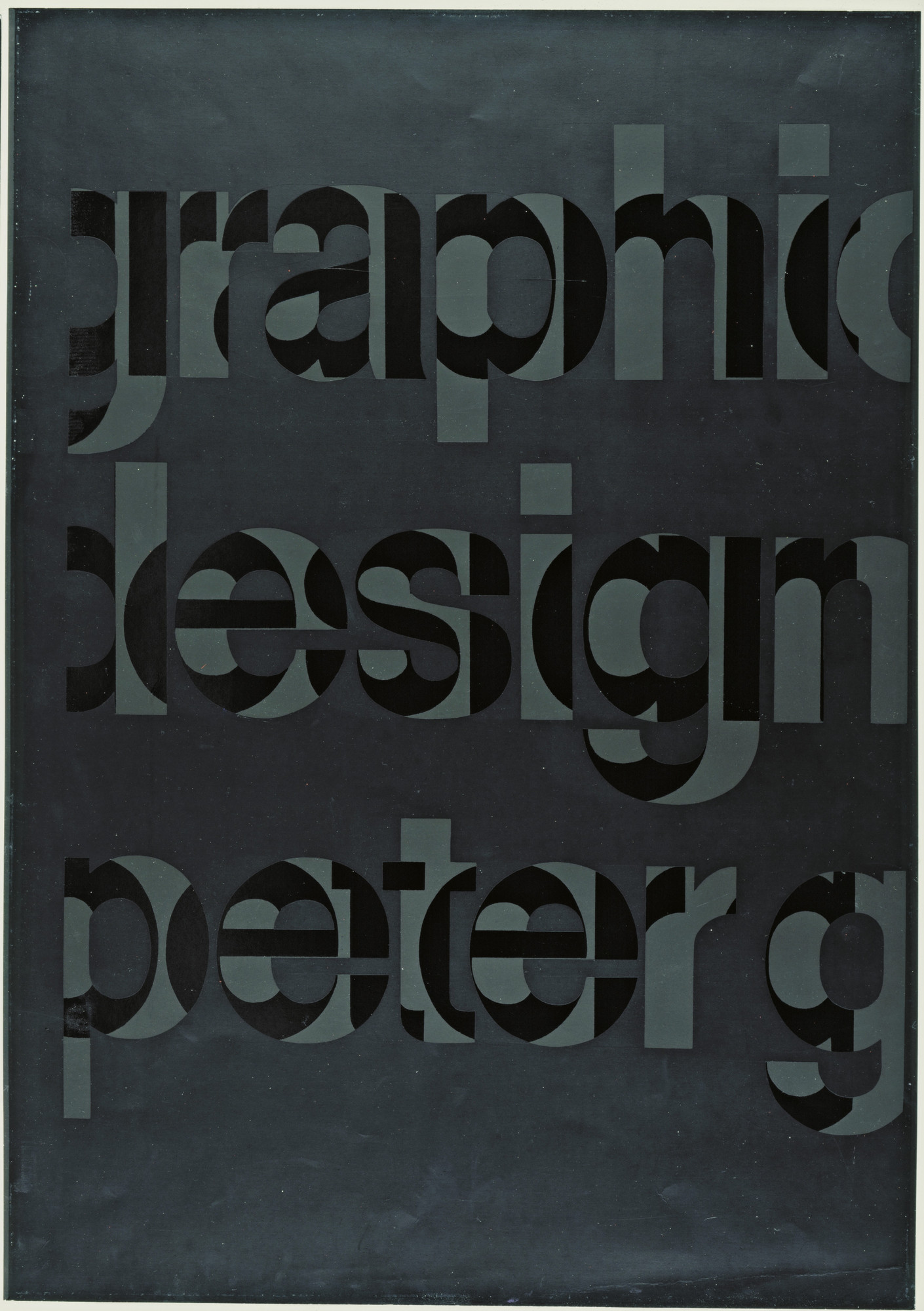 Peter Gee. Graphic Design Peter G. 1966 | MoMA