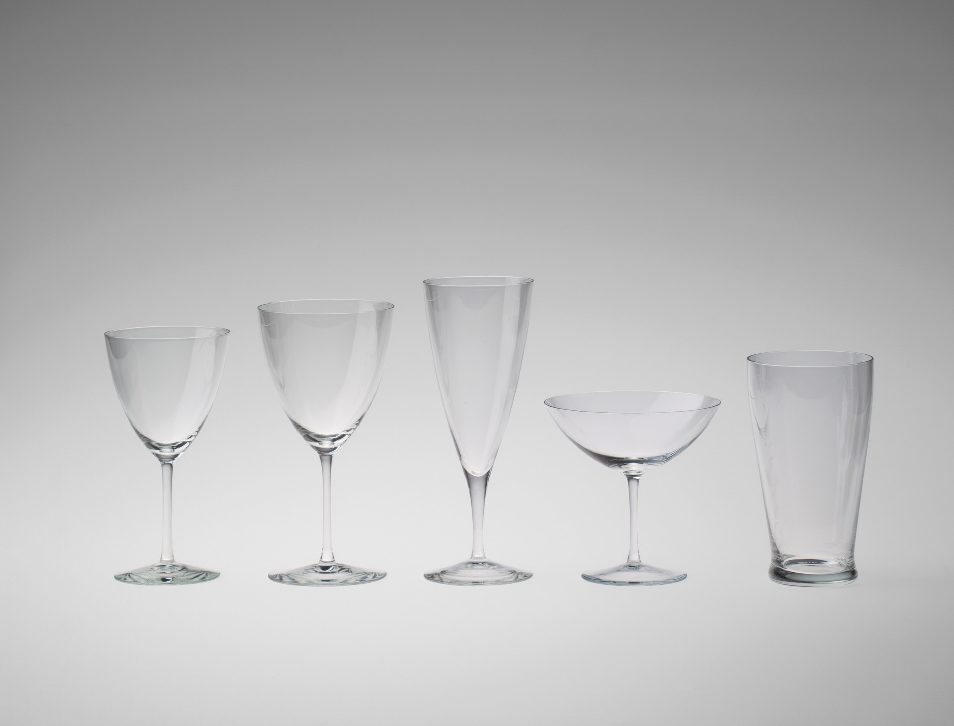 Wilhelm Wagenfeld. Oberweimar Glassware Service. 1935 | MoMA