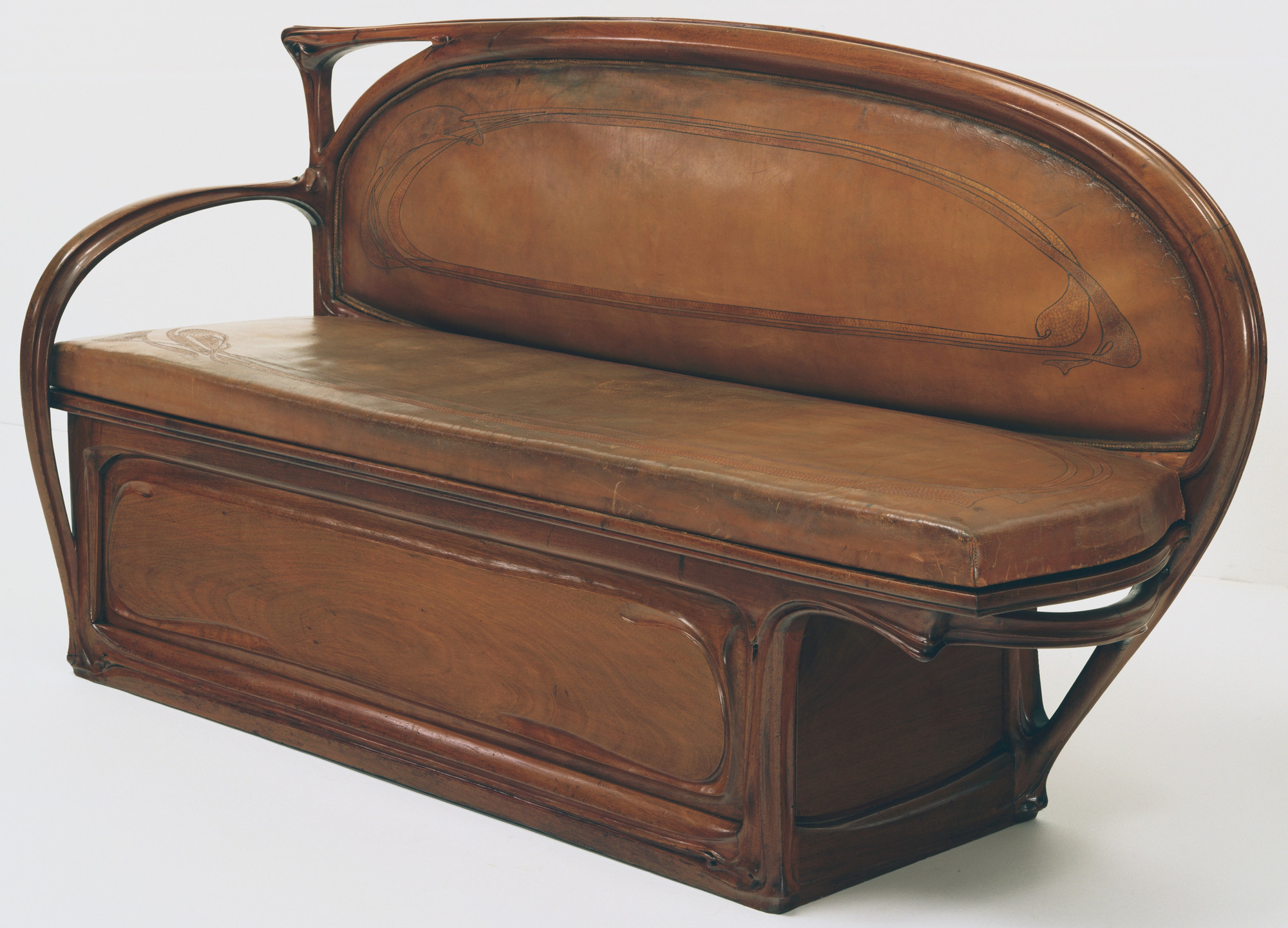 Hector Guimard. Settee. 1897 | MoMA