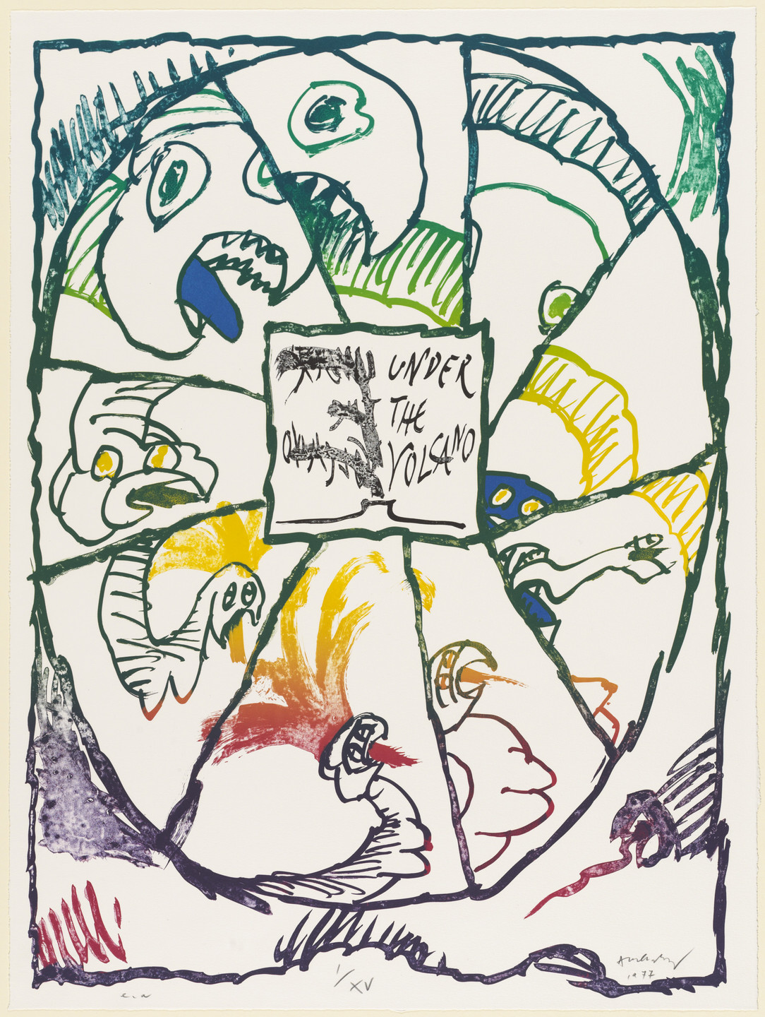 Pierre Alechinsky. Under the Volcano. 1977 | MoMA