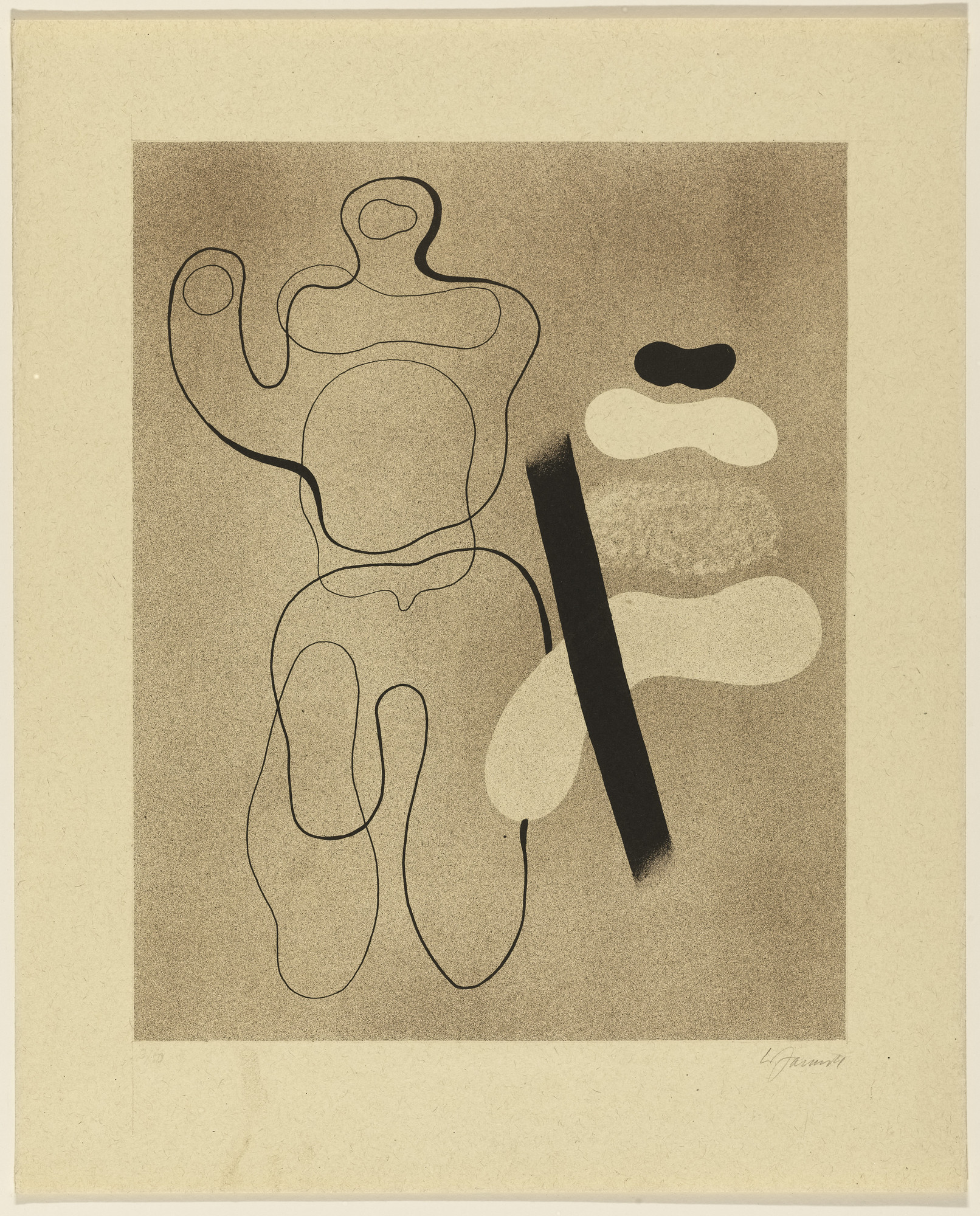 Willi Baumeister. Composition. (n.d.) | MoMA
