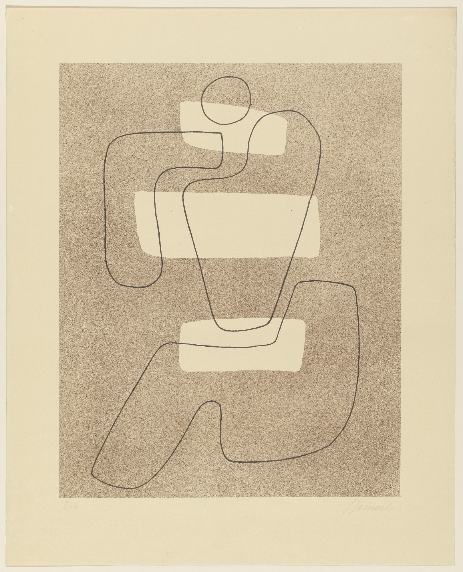 Willi Baumeister. Composition. (n.d.) | MoMA