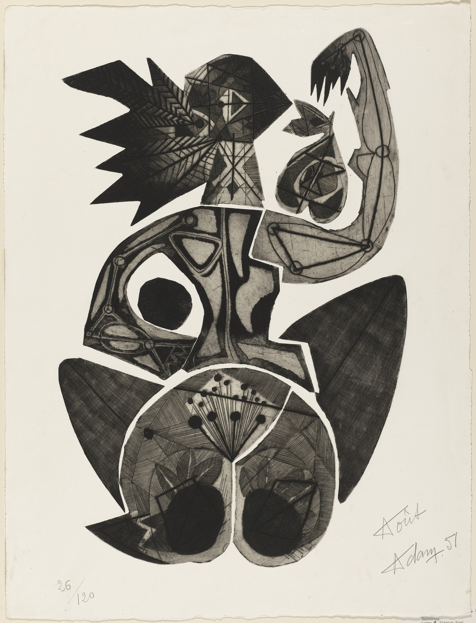 Henri Georges Adam. August (Août). 1951 | MoMA