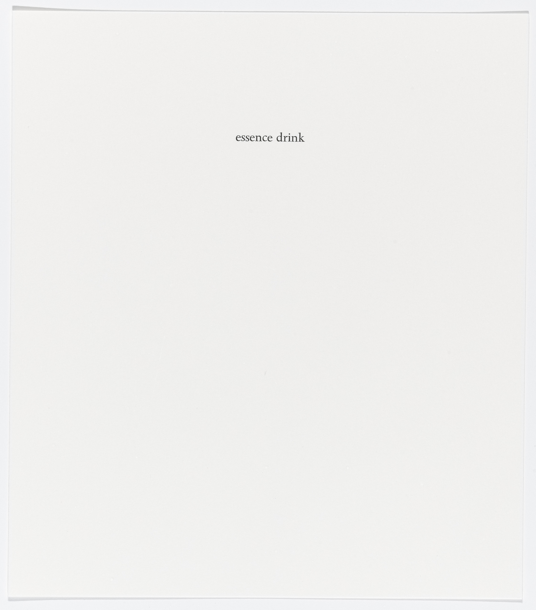 Marina Abramović. Untitled from Spirit Cooking. 1996 | MoMA