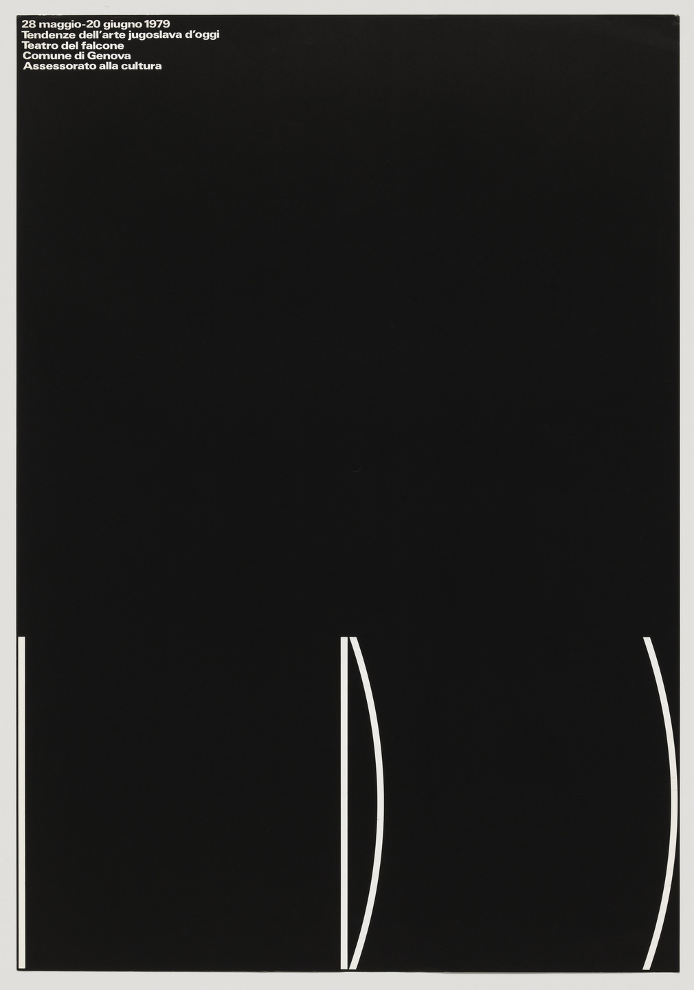 A. G. Fronzoni. Tendenze dell'Arte Jugoslava d'Oggi. 1979 | MoMA