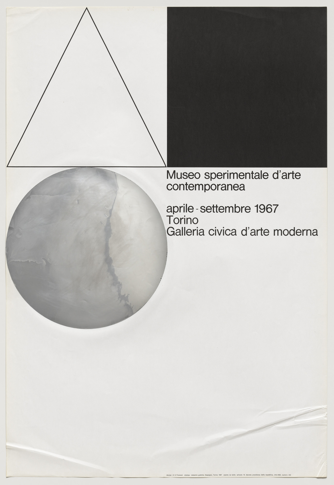 A. G. Fronzoni. Museo Sperimentale d'Arte Contemporanea. 1967 | MoMA