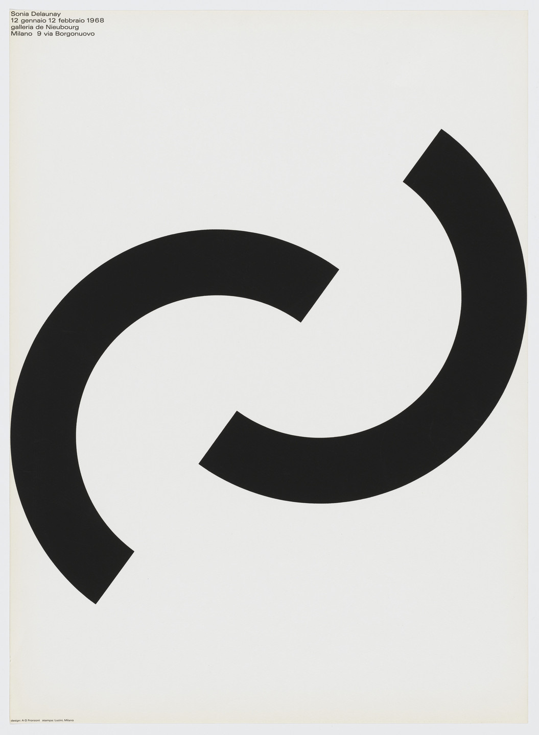 A. G. Fronzoni. Sonia Delaunay. 1968 | MoMA