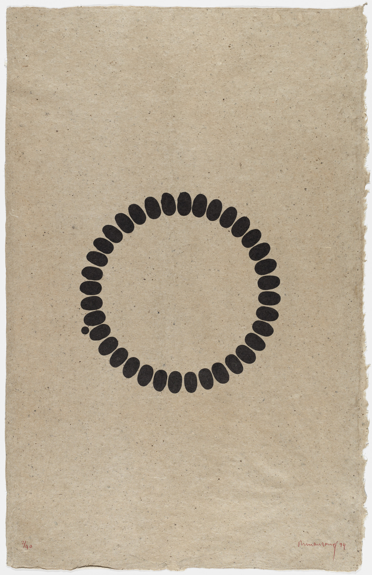 Richard Long. Untitled (E) from an untitled series. 1994 | MoMA